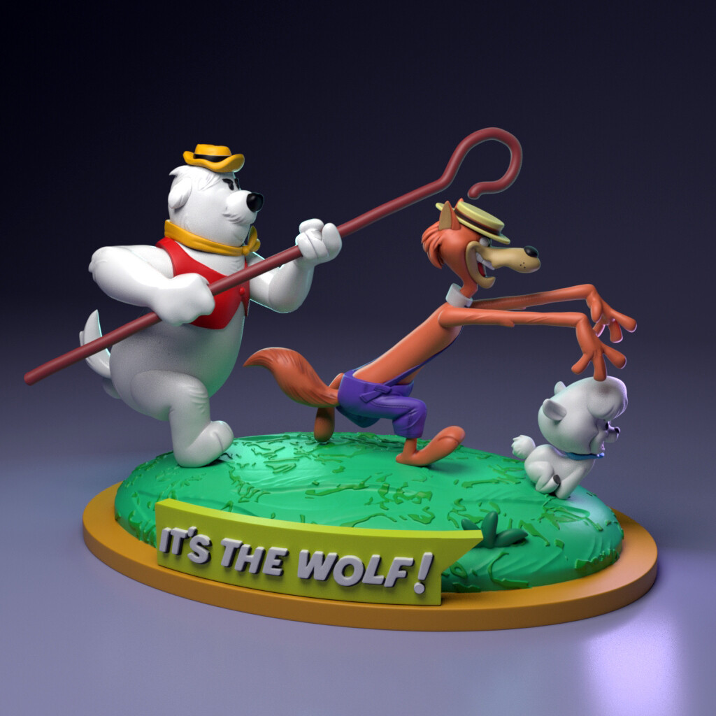 ArtStation - I1ts The Wolf! For 3d Printing