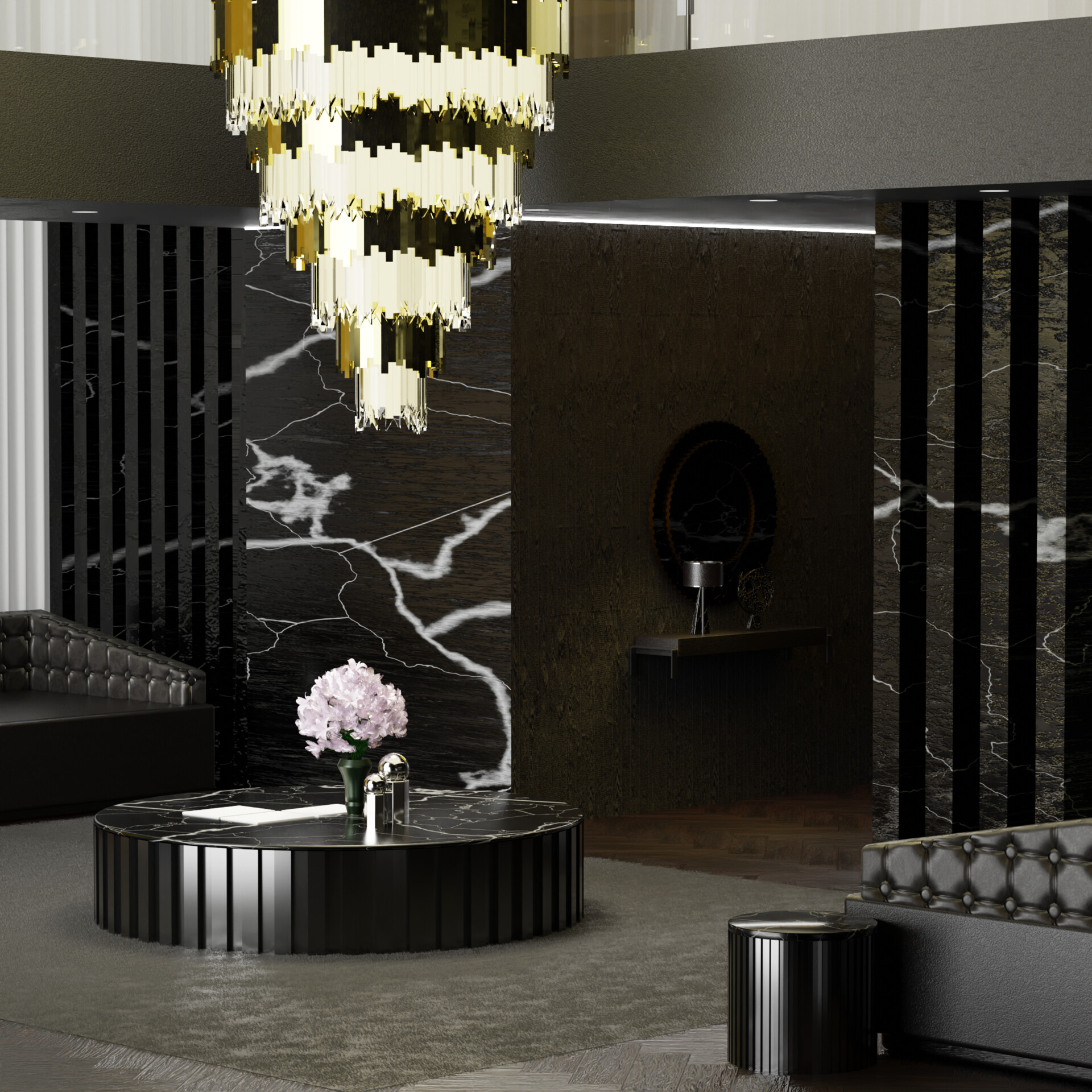 ArtStation - Fancy Interiors inspired from Pinterest 2- Blender