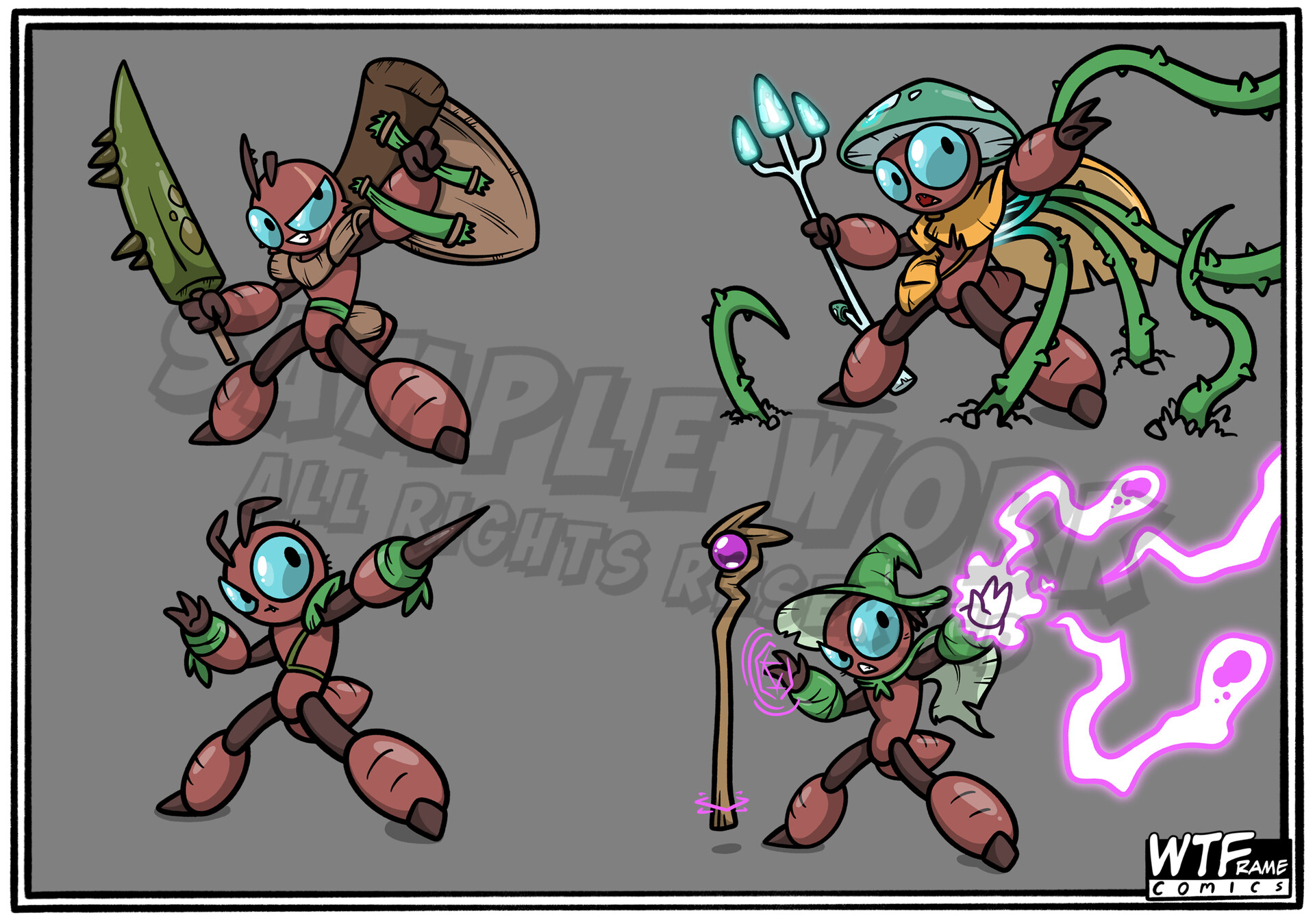 ArtStation - Ants character design