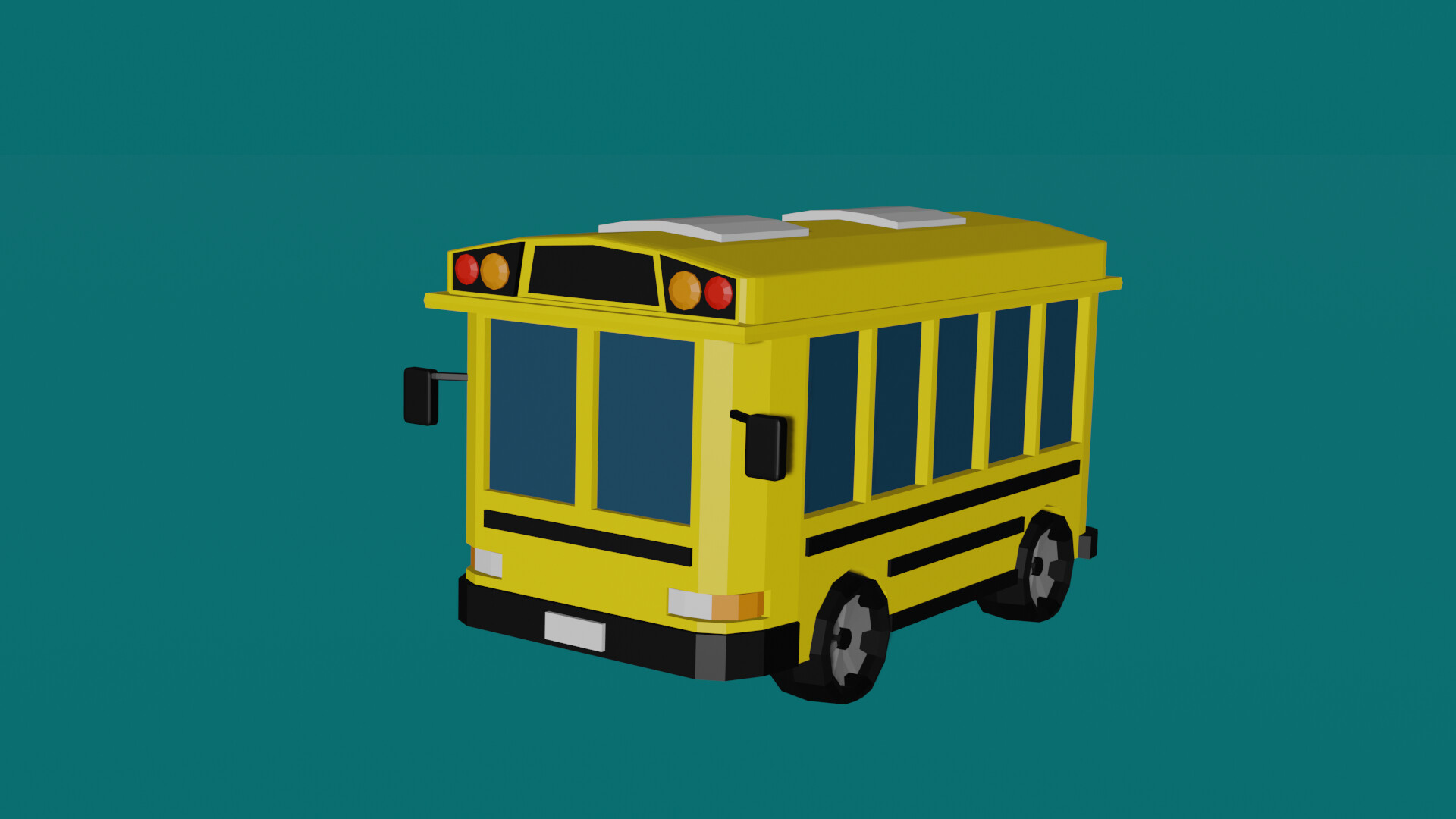 Cemal Kamer Şahin - Stylized school bus