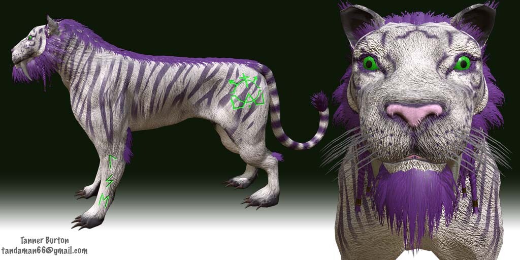 ArtStation - sabertooth tiger beast