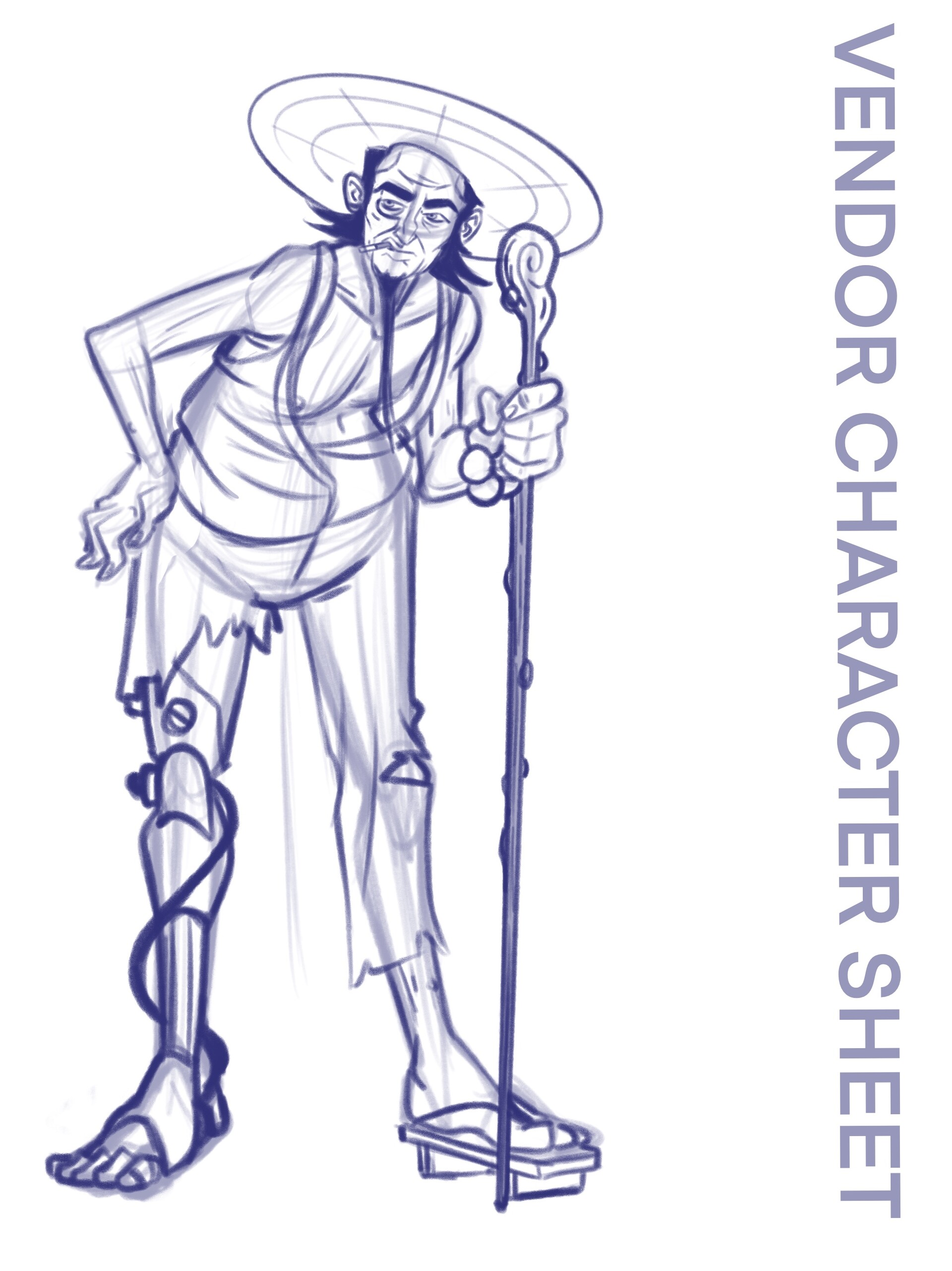 ArtStation - Vendor Character Sheet