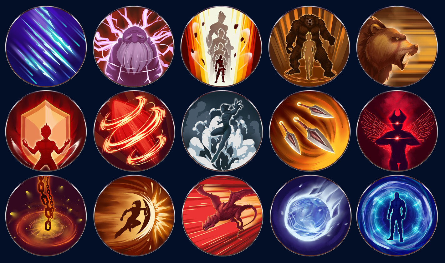 ArtStation - skill icon