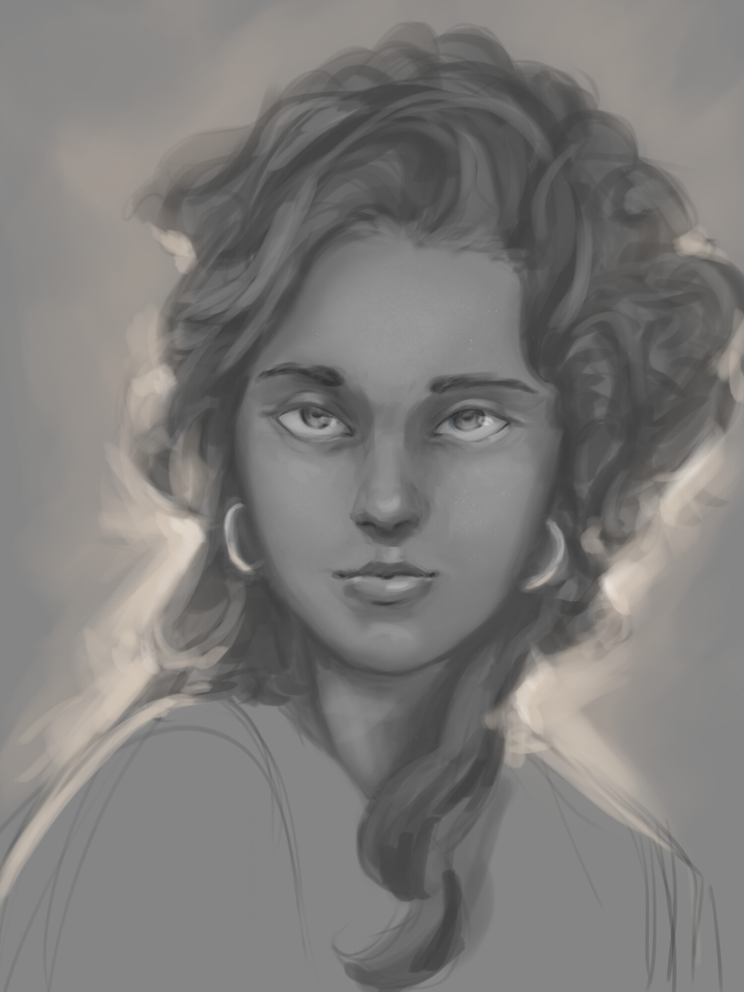 ArtStation - Caroline portrait illustration