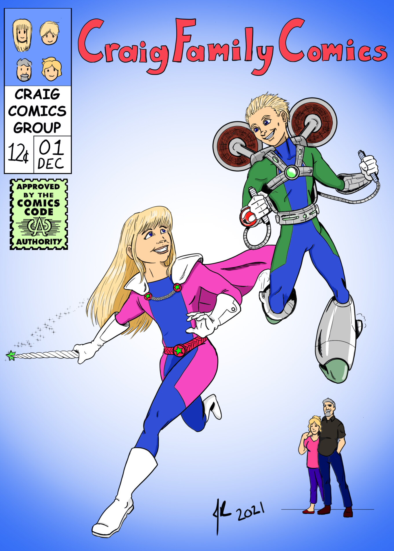 ArtStation - Family Comic Cover