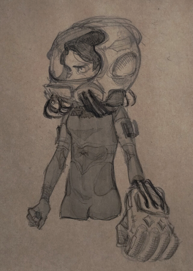 ArtStation - Space lady