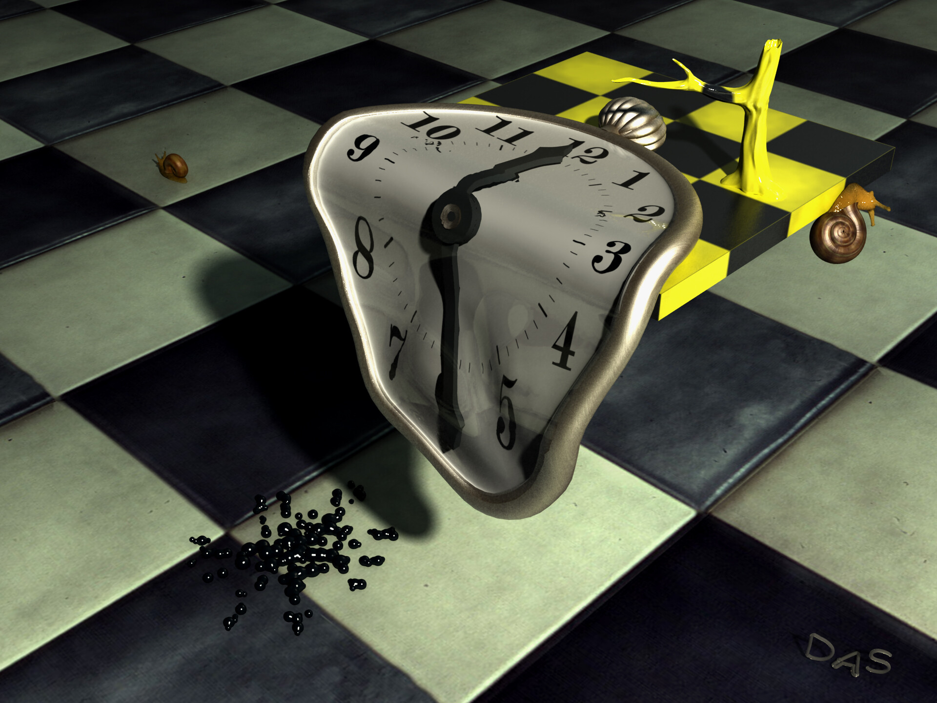 ArtStation - Dali's soft watch