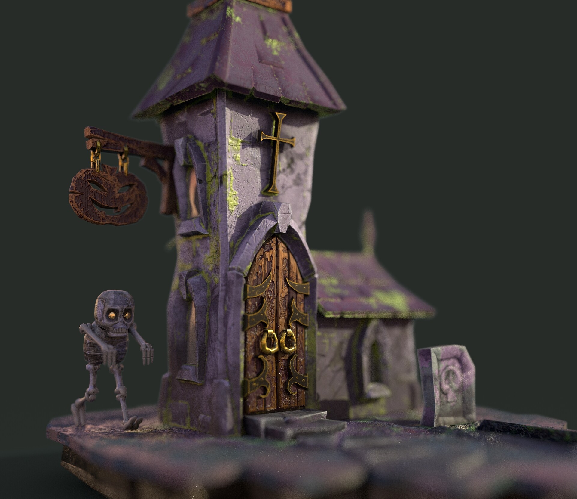 ArtStation - Haunted Church