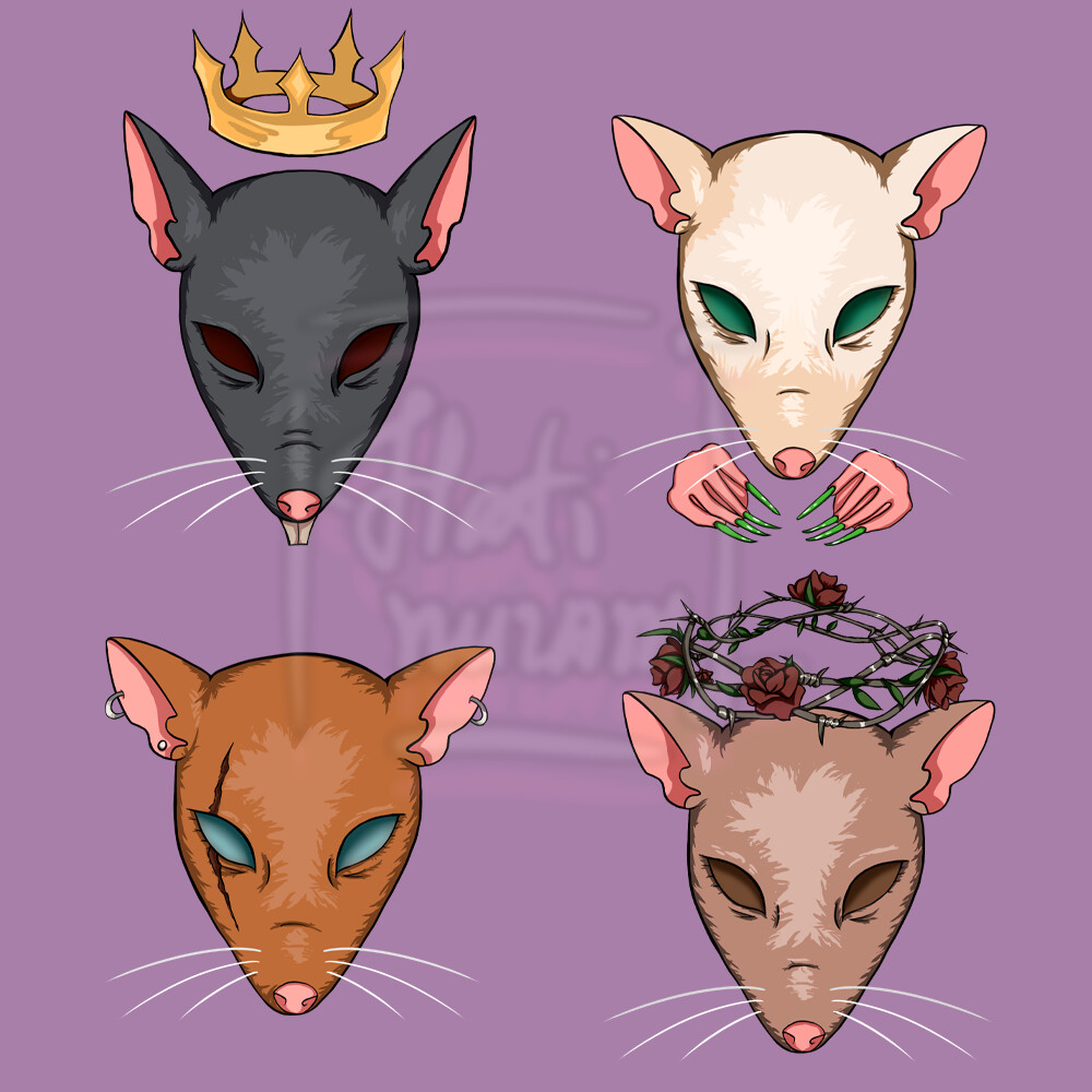 ArtStation - Rats for printing