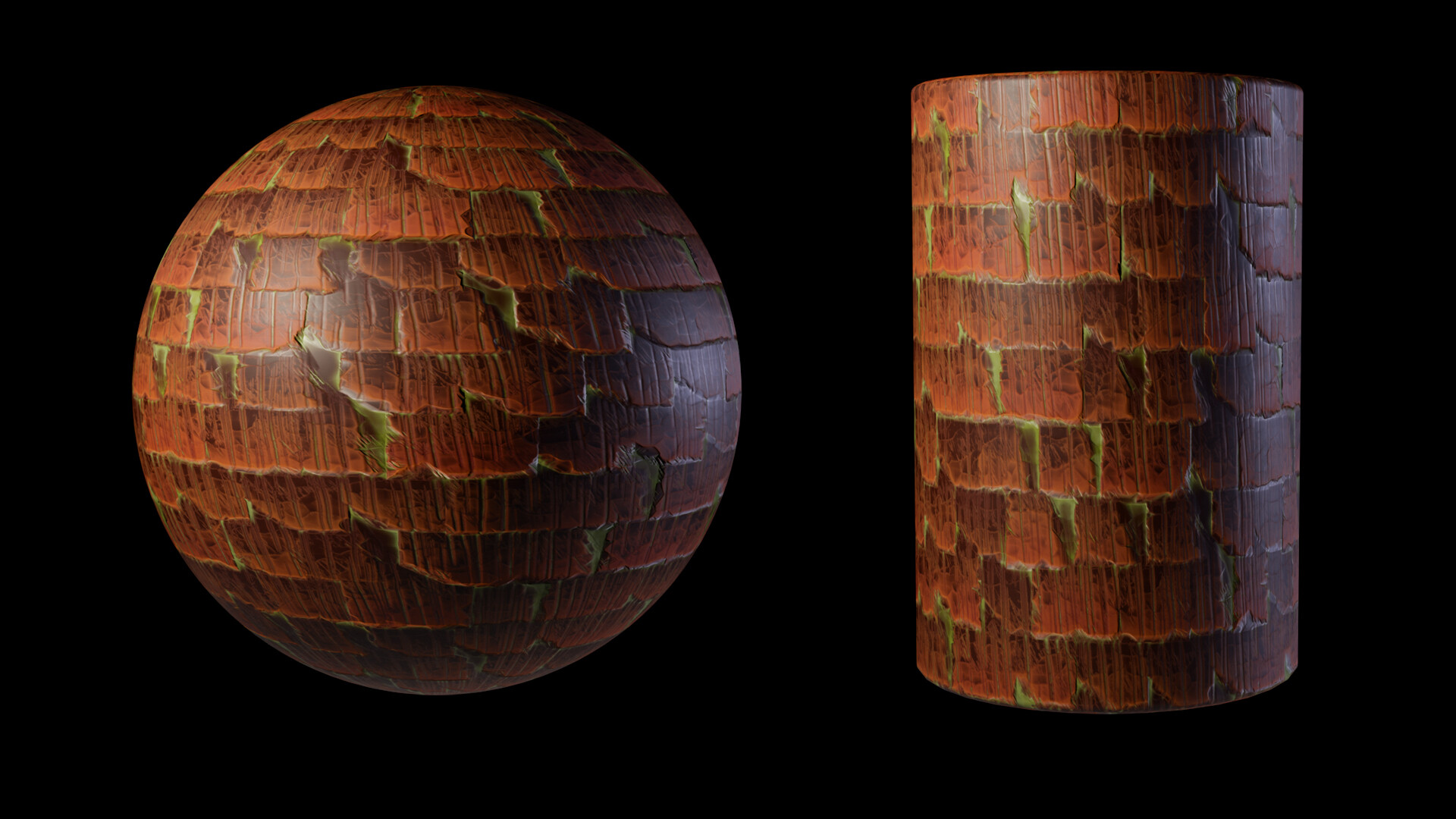 ArtStation - Stylized roof tiles