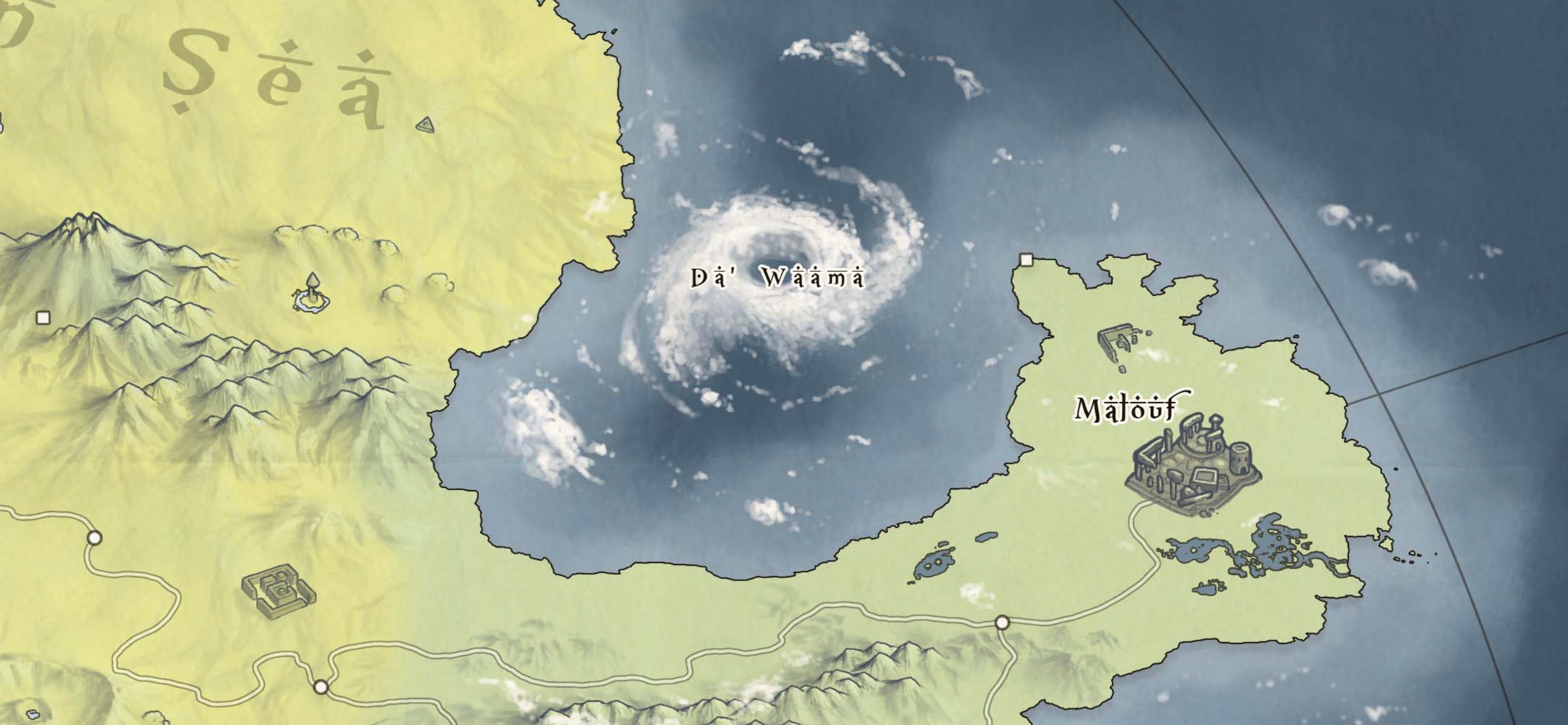 James Nalepa - Desert Fantasy Map Commission