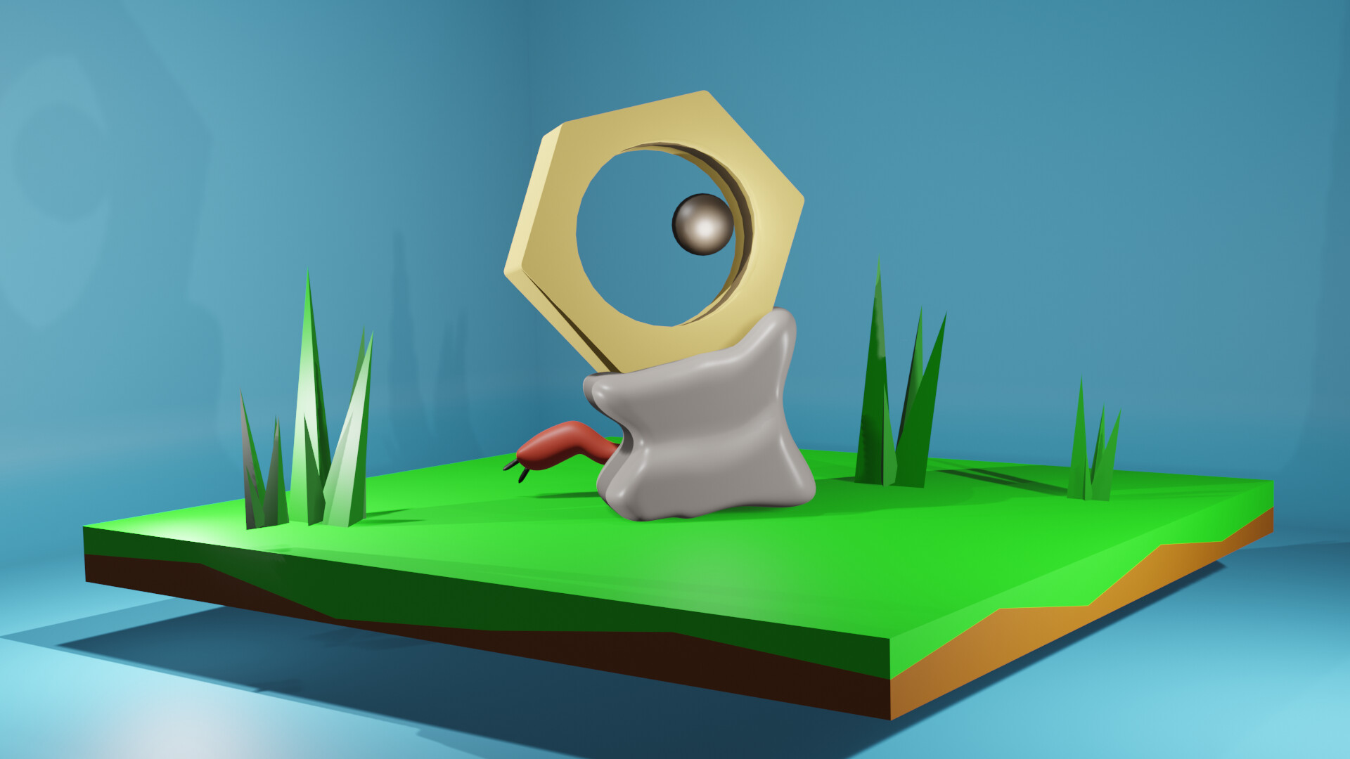 ArtStation - 3D model Meltan from Pokemon