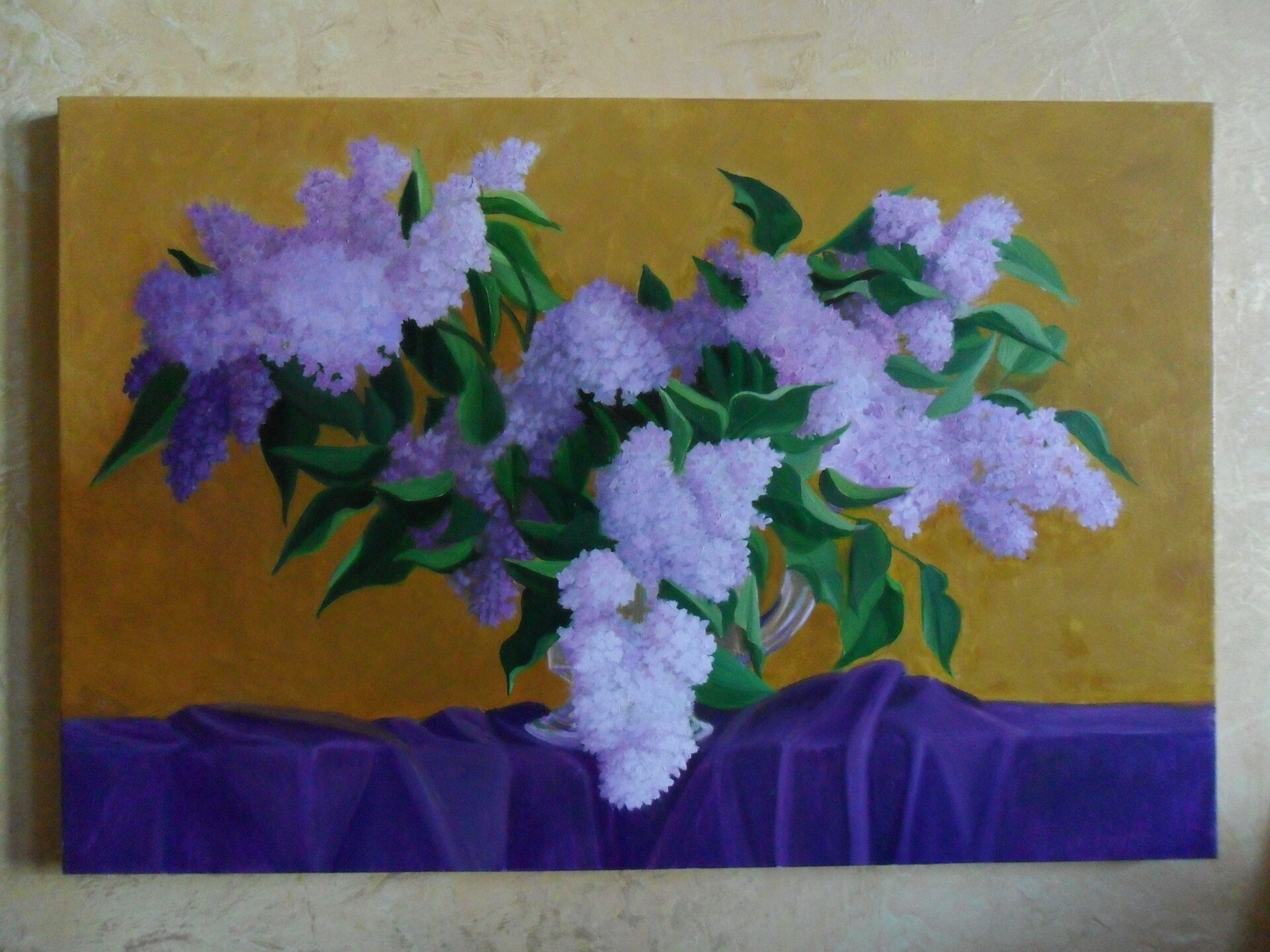 ArtStation - Oil painting, Lilac