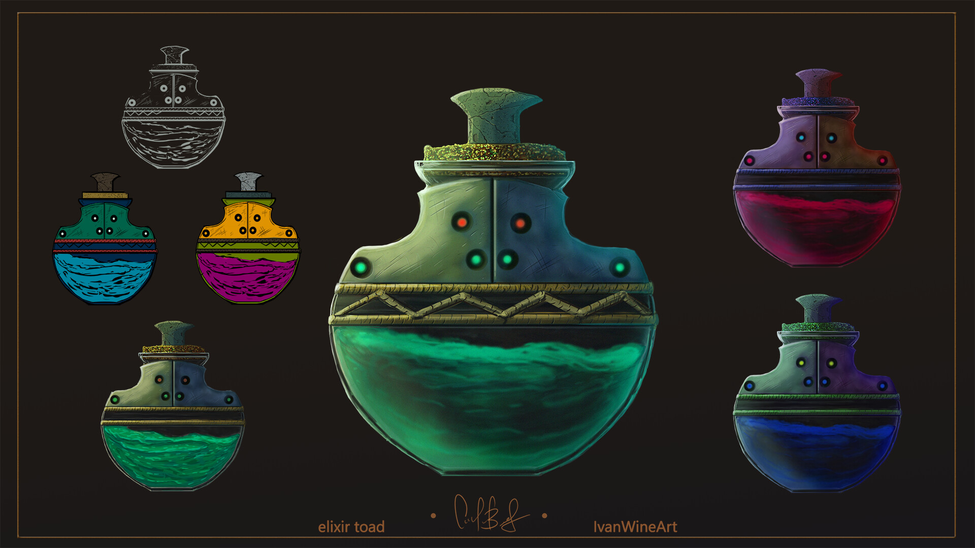 ArtStation - elixir toad