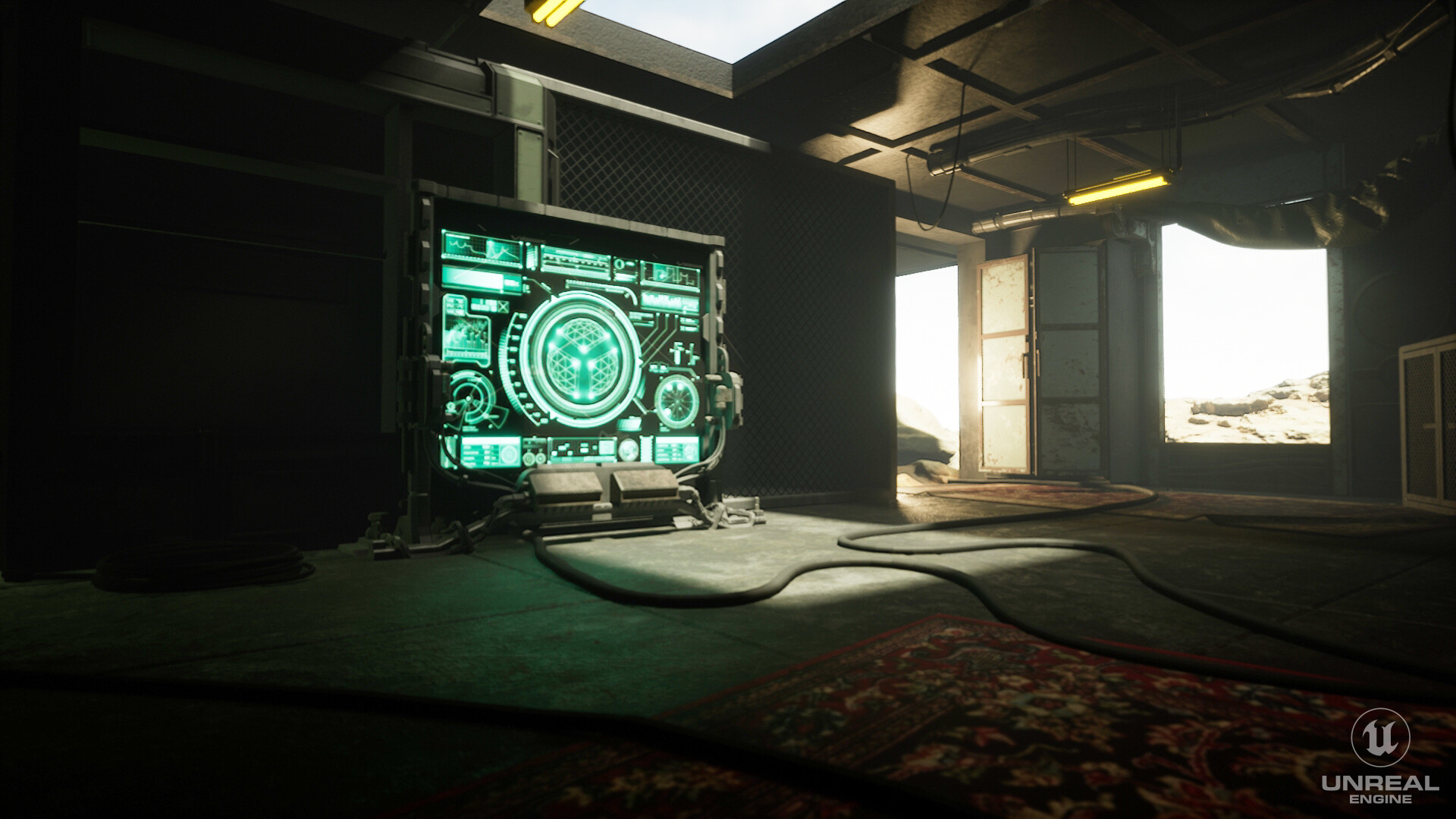 Alper Emiroglu - Sci-Fi Outpost Interior - UE 5