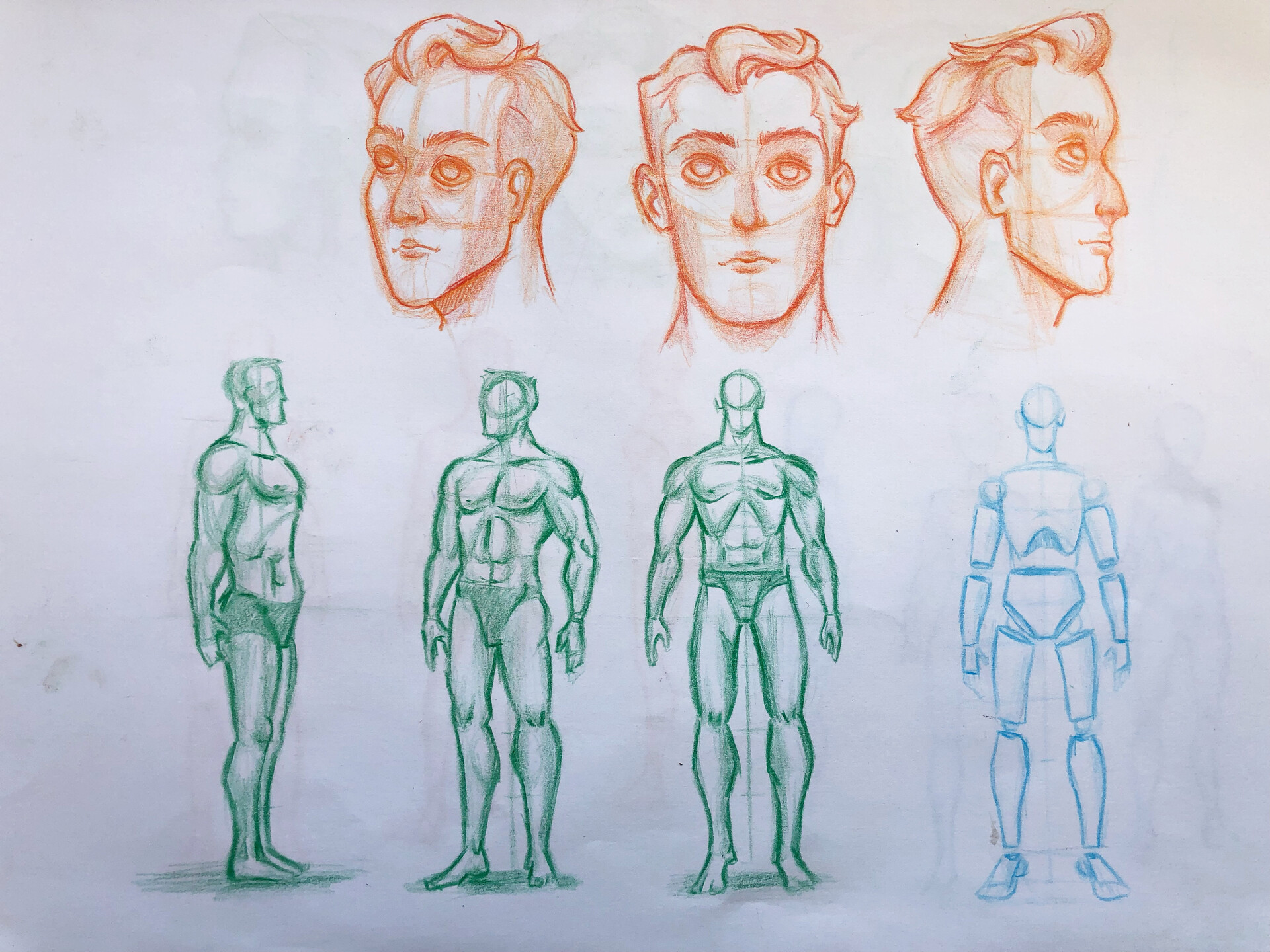 ArtStation - Character’s anatomy from the book