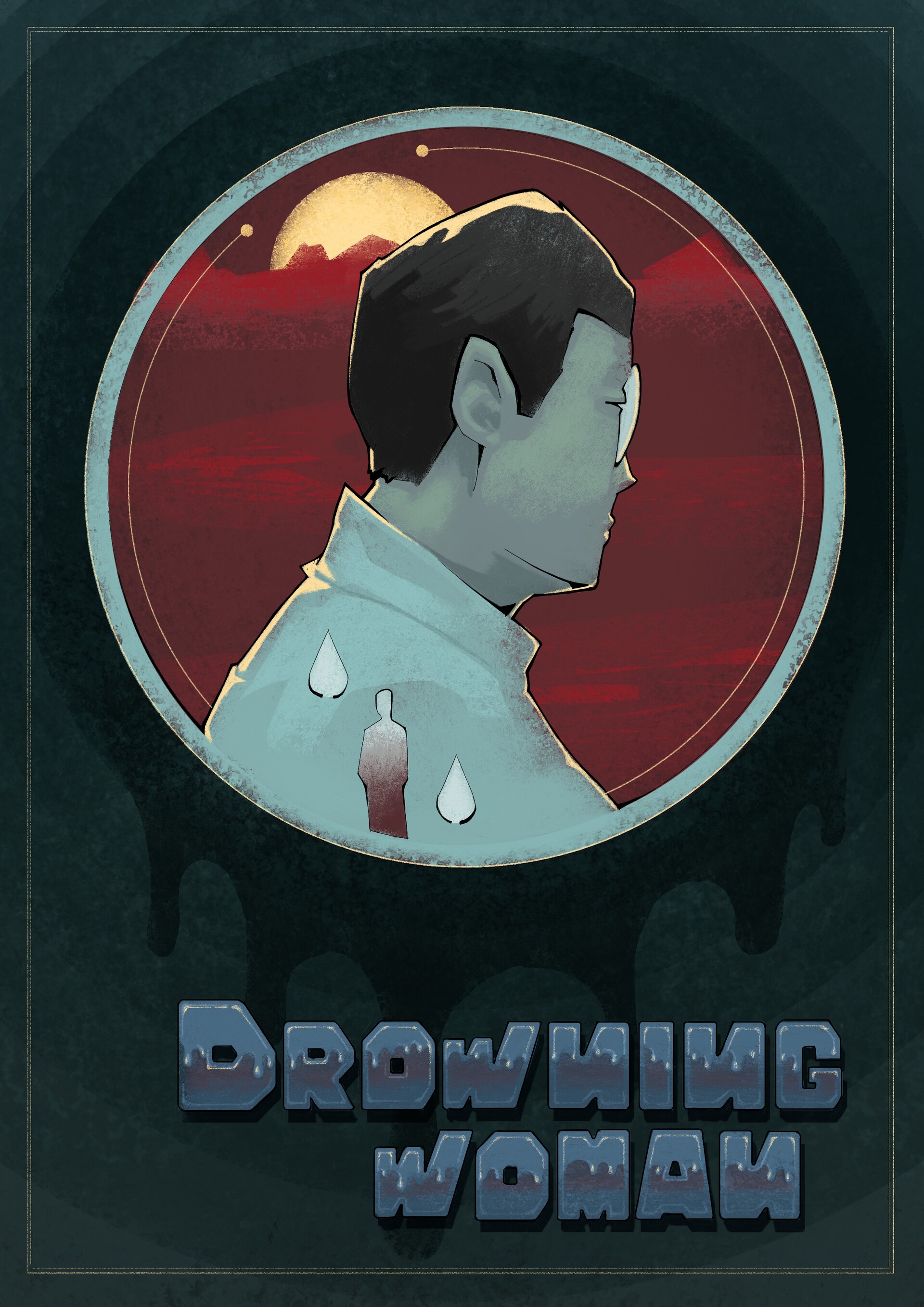 ArtStation - Drowning woman 1