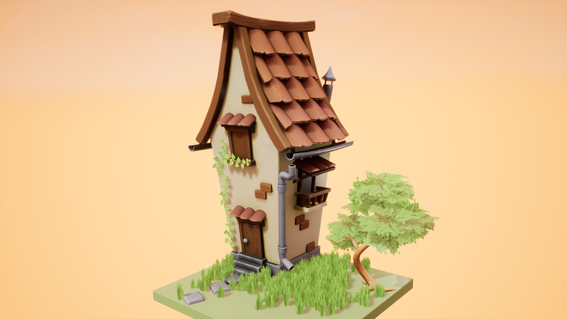 ArtStation - Diorama with foliage