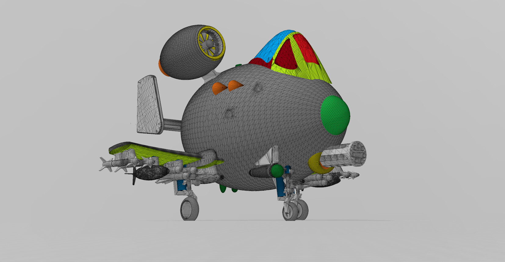 ArtStation - Updated version of A10 'BRRRT' Warthog Eg Plane design