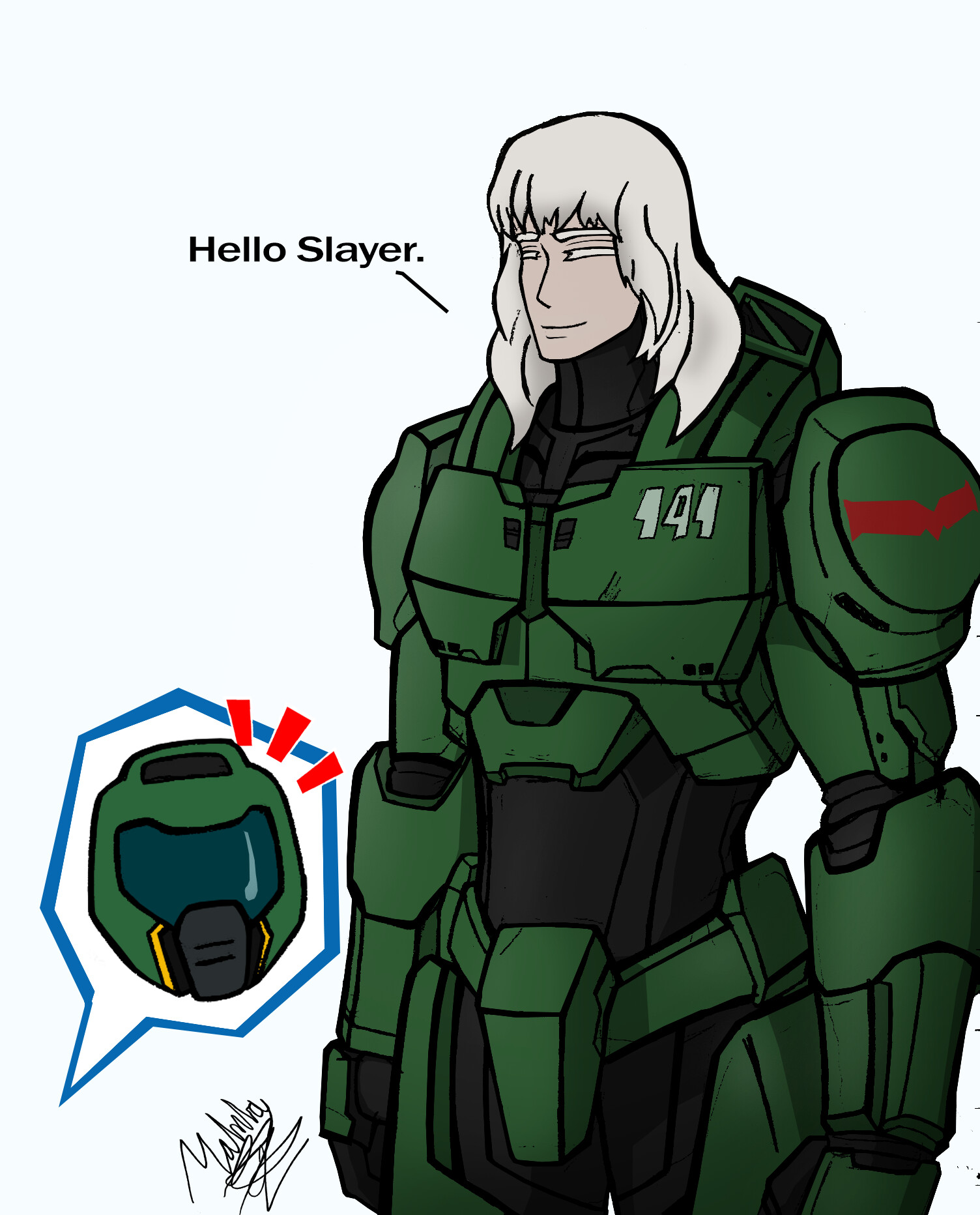 ArtStation - Cal_141 meet slayer