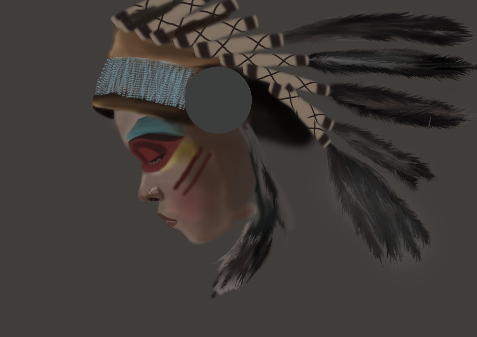 ArtStation - Digital Painting | Feather girl