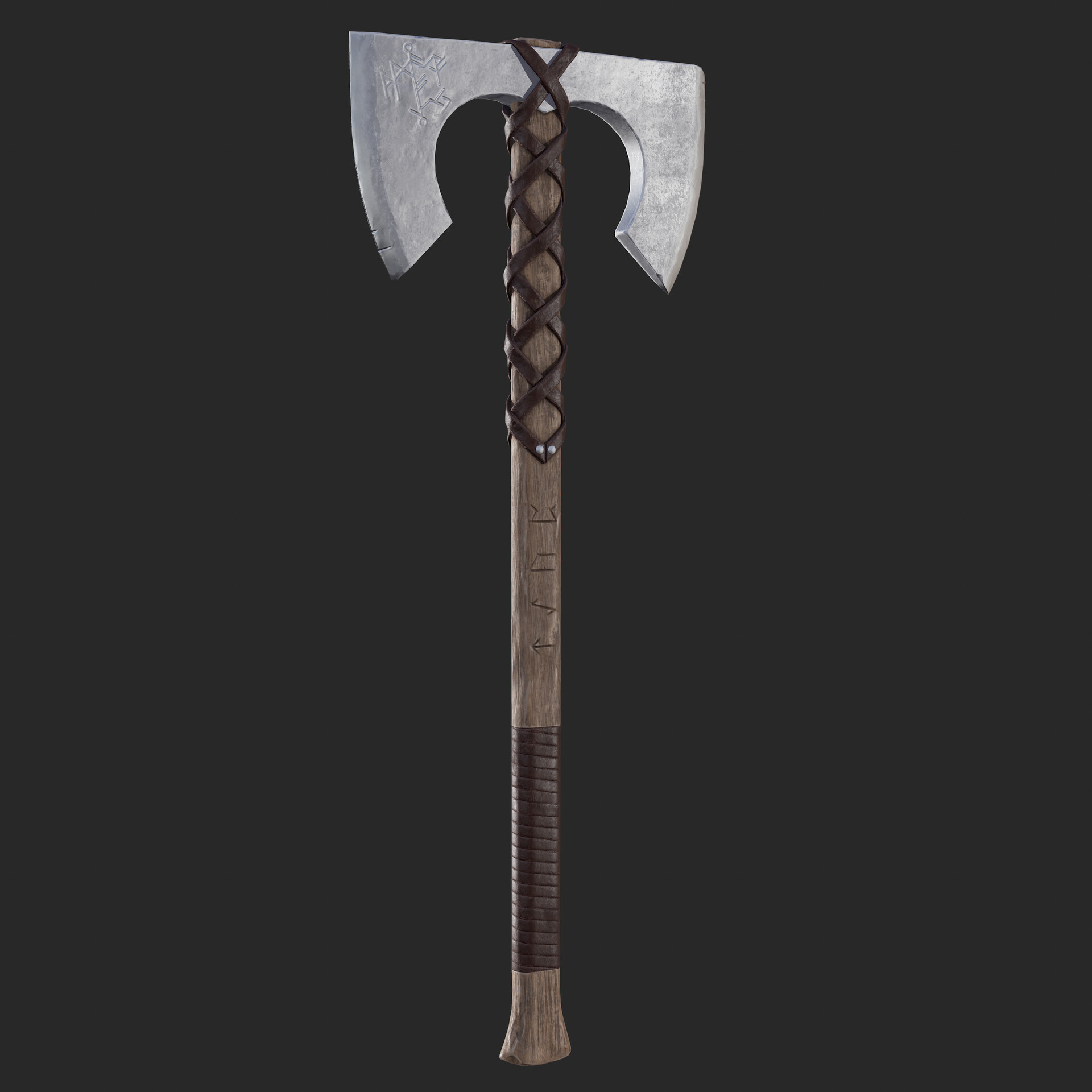 Double Sided War Axe