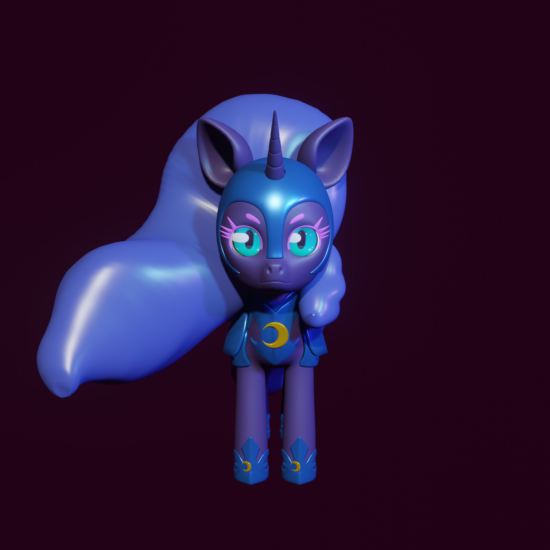 ArtStation - Nightmare Moon Fan Art