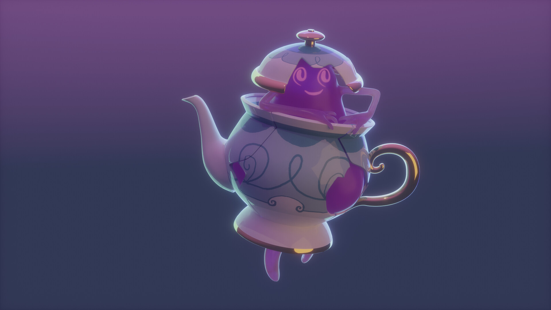 ArtStation - Haunted Teapot