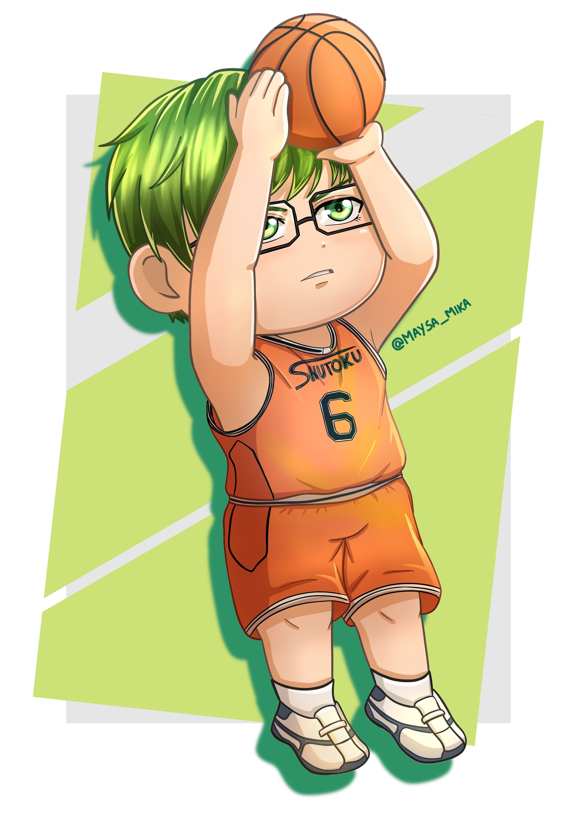 Kuroko No Basket Midorima Chibi