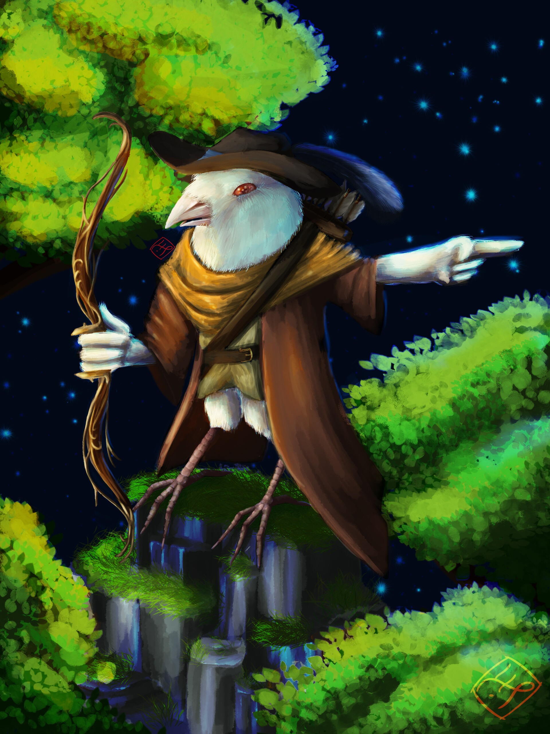 ArtStation - Character concept: Kenku NPC