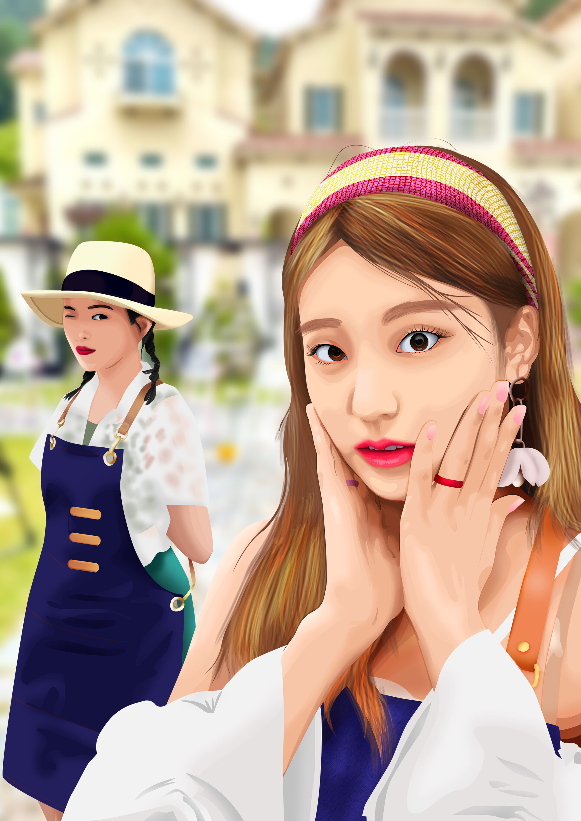 ArtStation - YEJI & RYUJIN Fan-Art