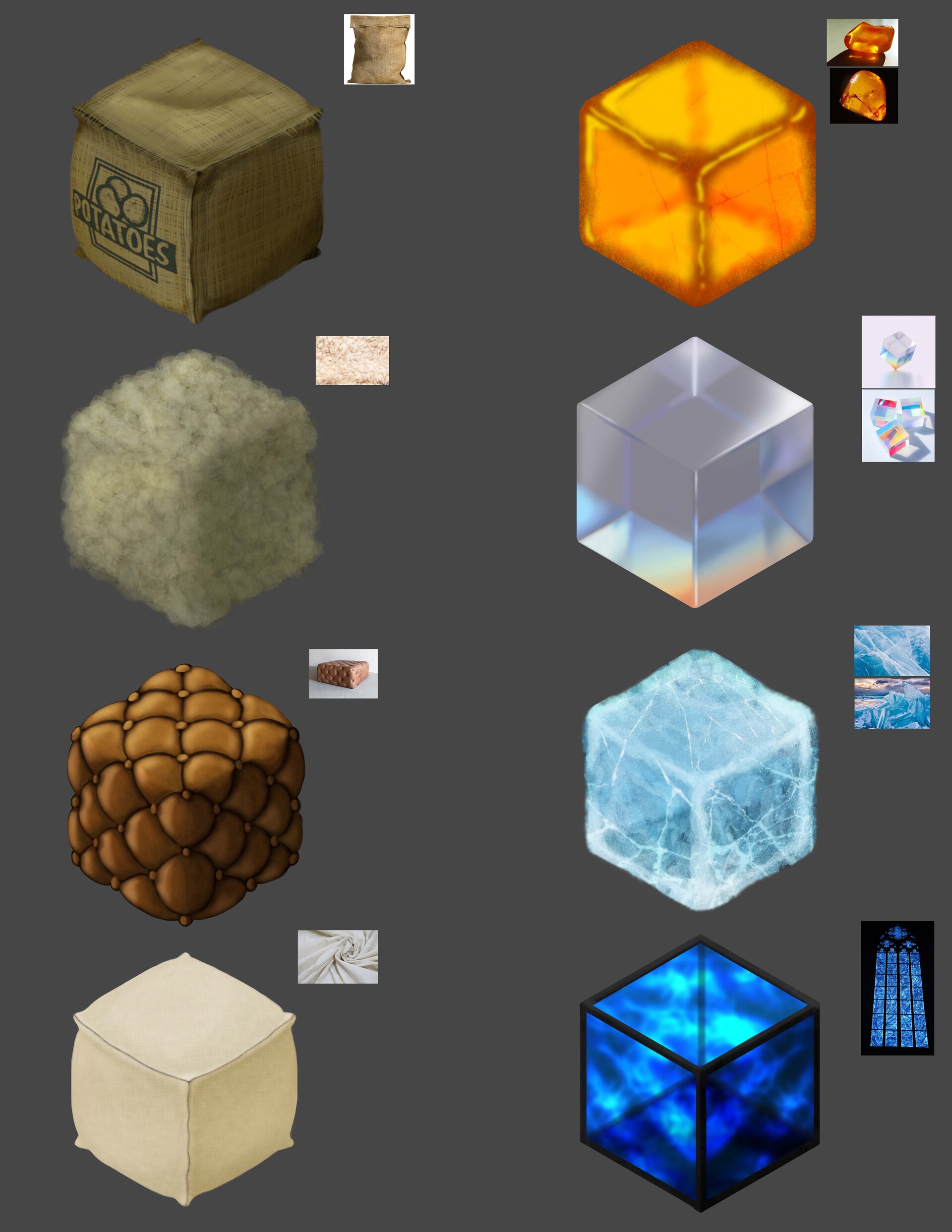 ArtStation - Cube Studies