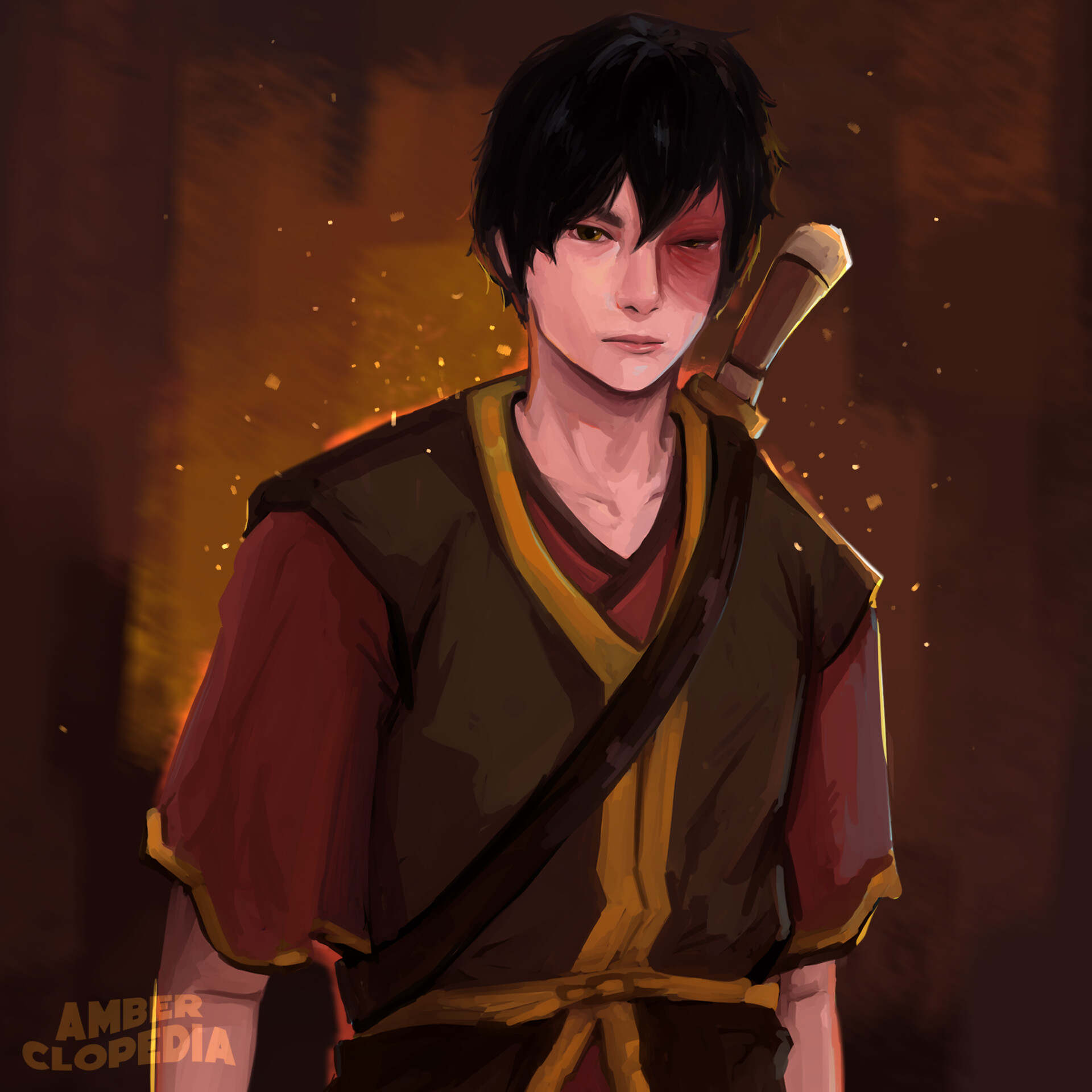Artstation Prince Zuko Amberclopedia Digital 2022