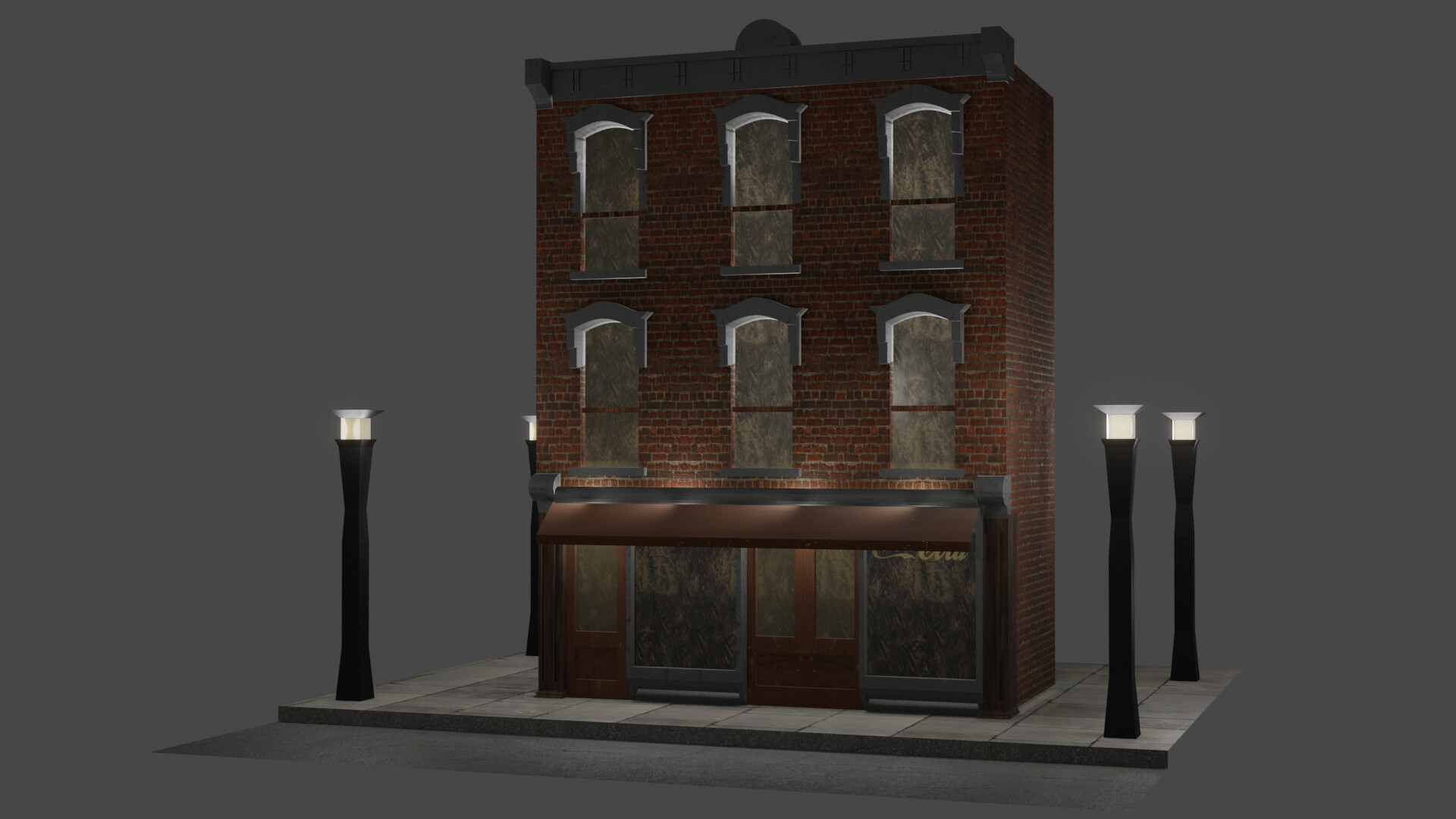 ArtStation - Diorama Model of Apartment Building