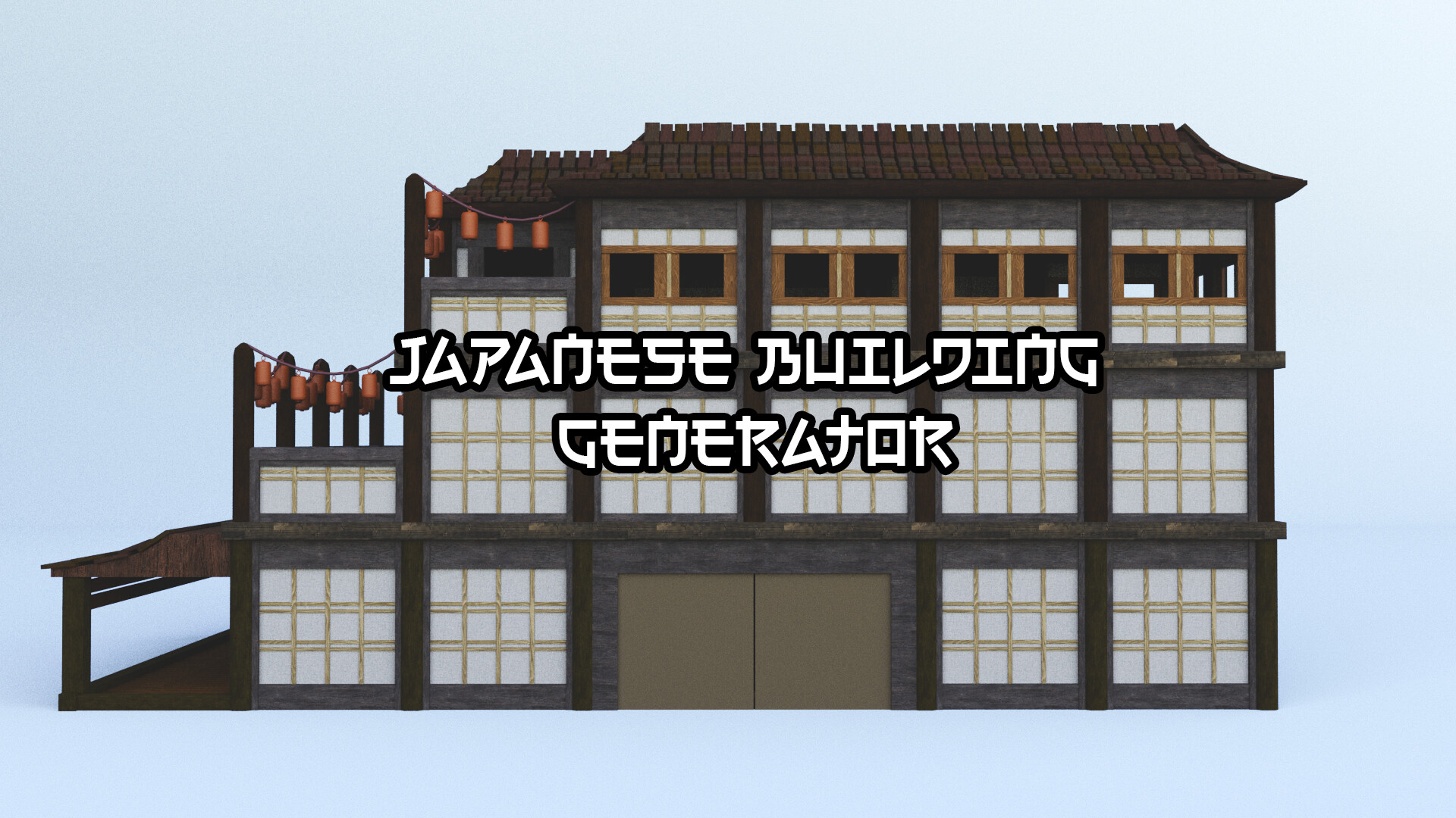 ArtStation - Japanese Building Generator