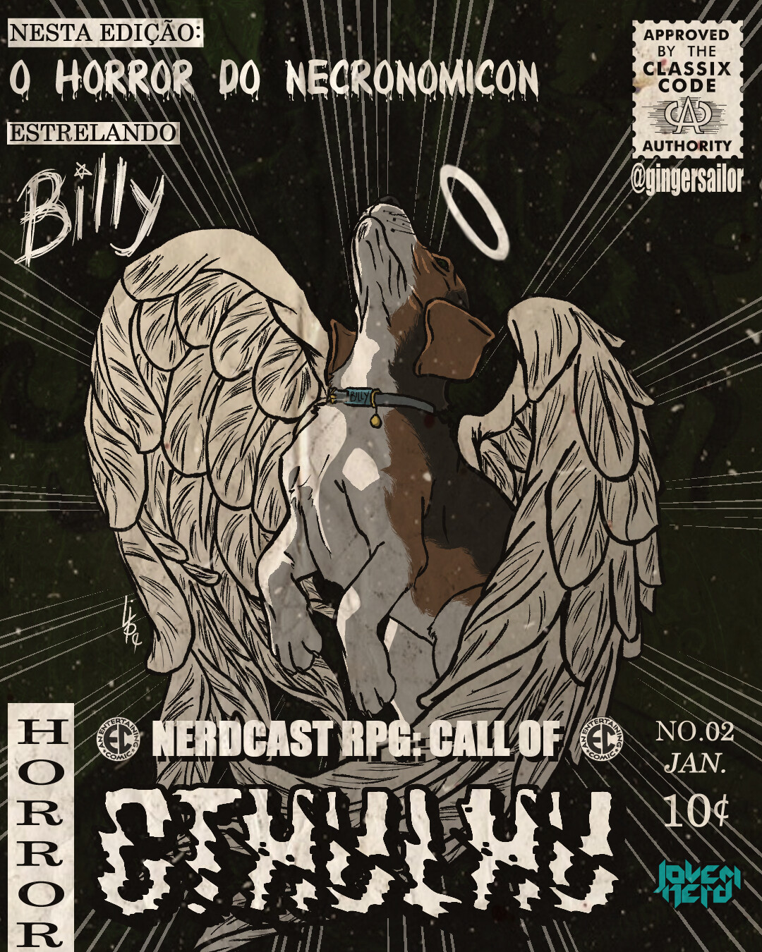 ArtStation - NERDCAST RPG CALL OF CTHULHU: BILLY, O HERÓI SEM CAPA