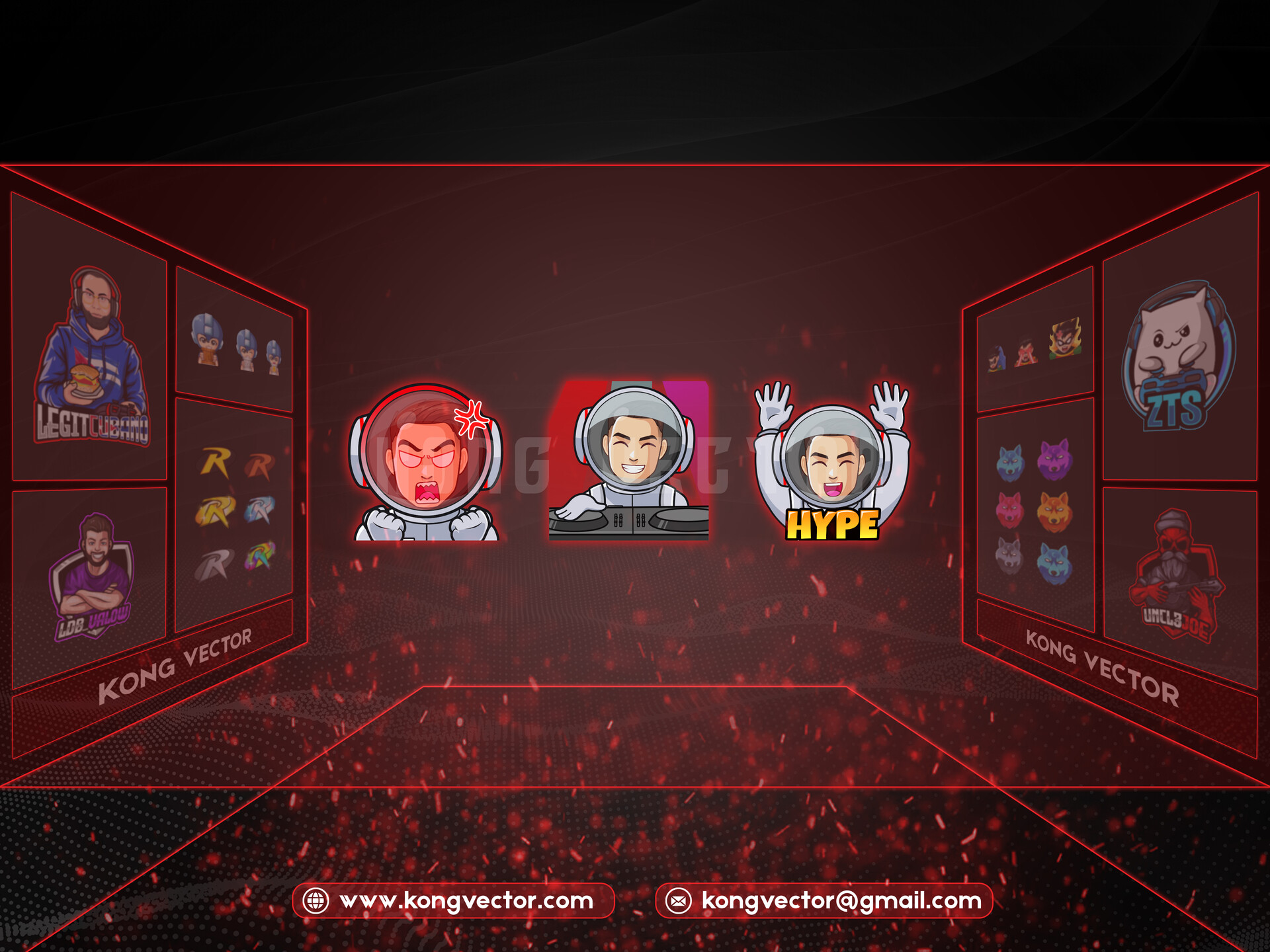 ArtStation - Cool Astronaut Emotes