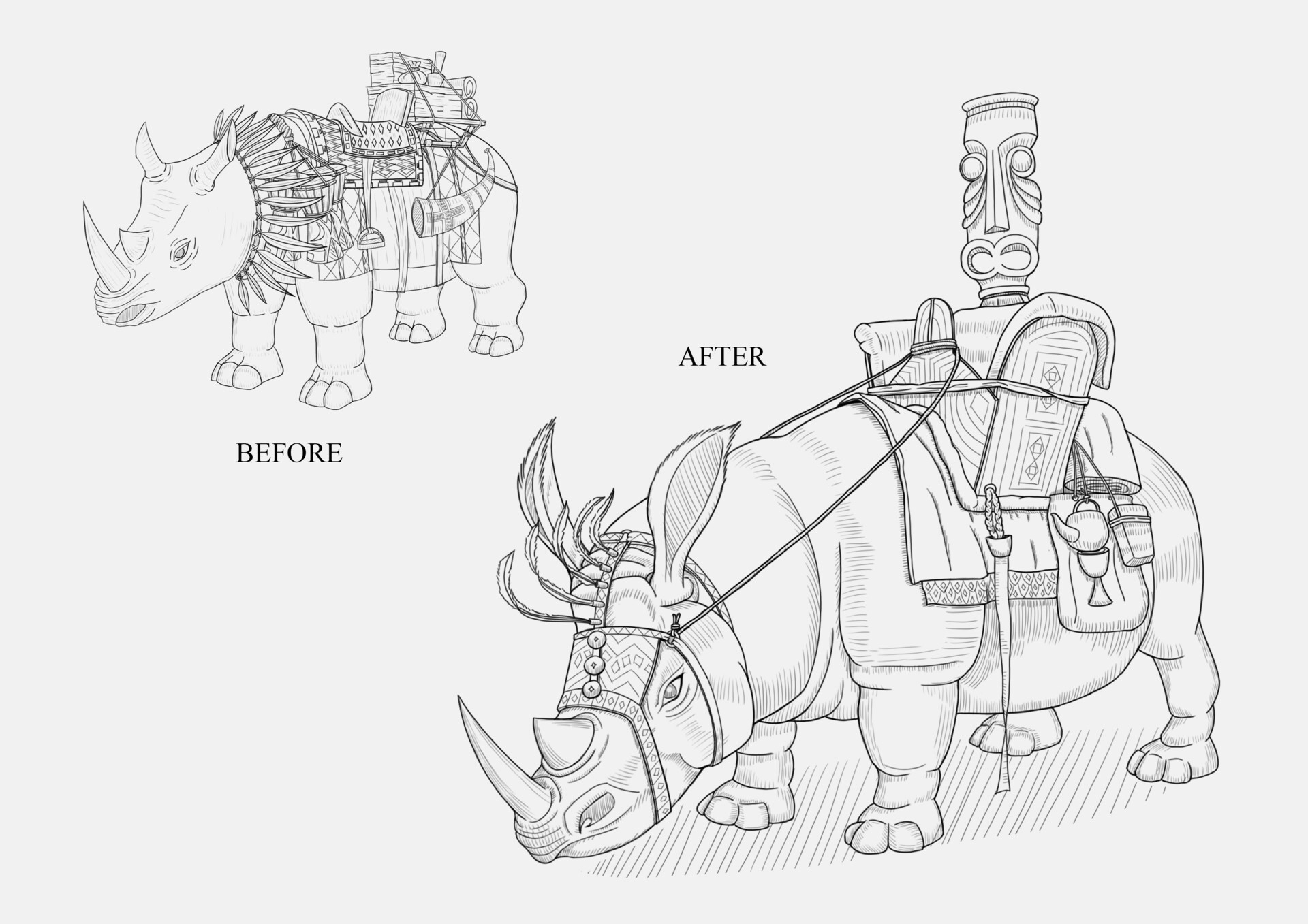 ArtStation - Beast of burden project
