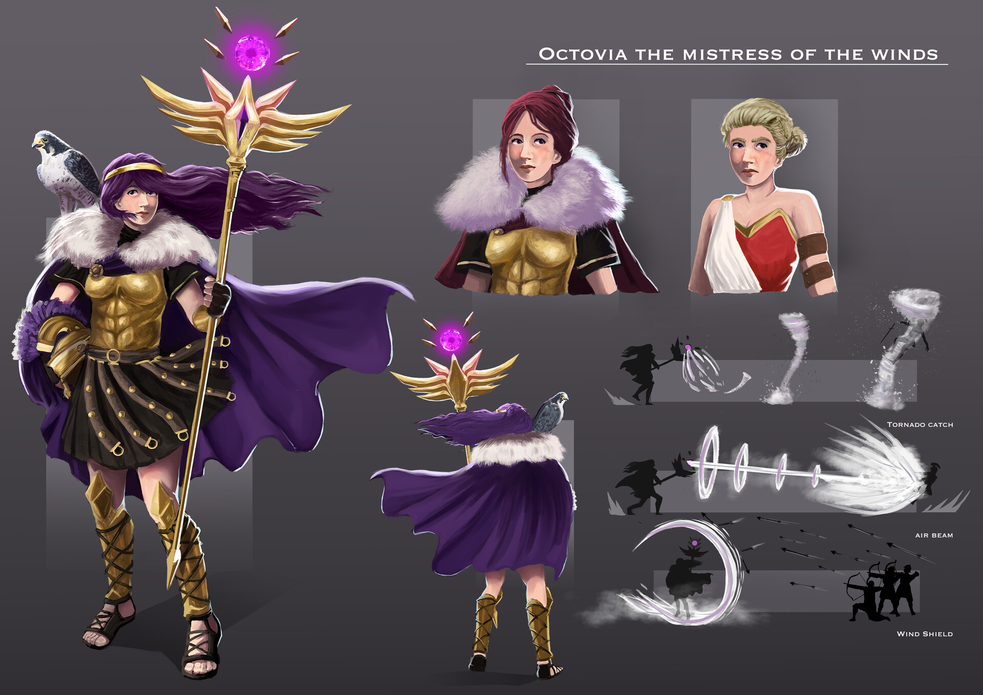 ArtStation - Octovia the mistress of the winds