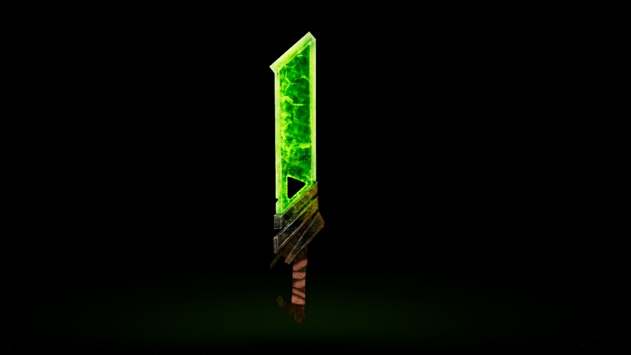 ArtStation - crystals sword