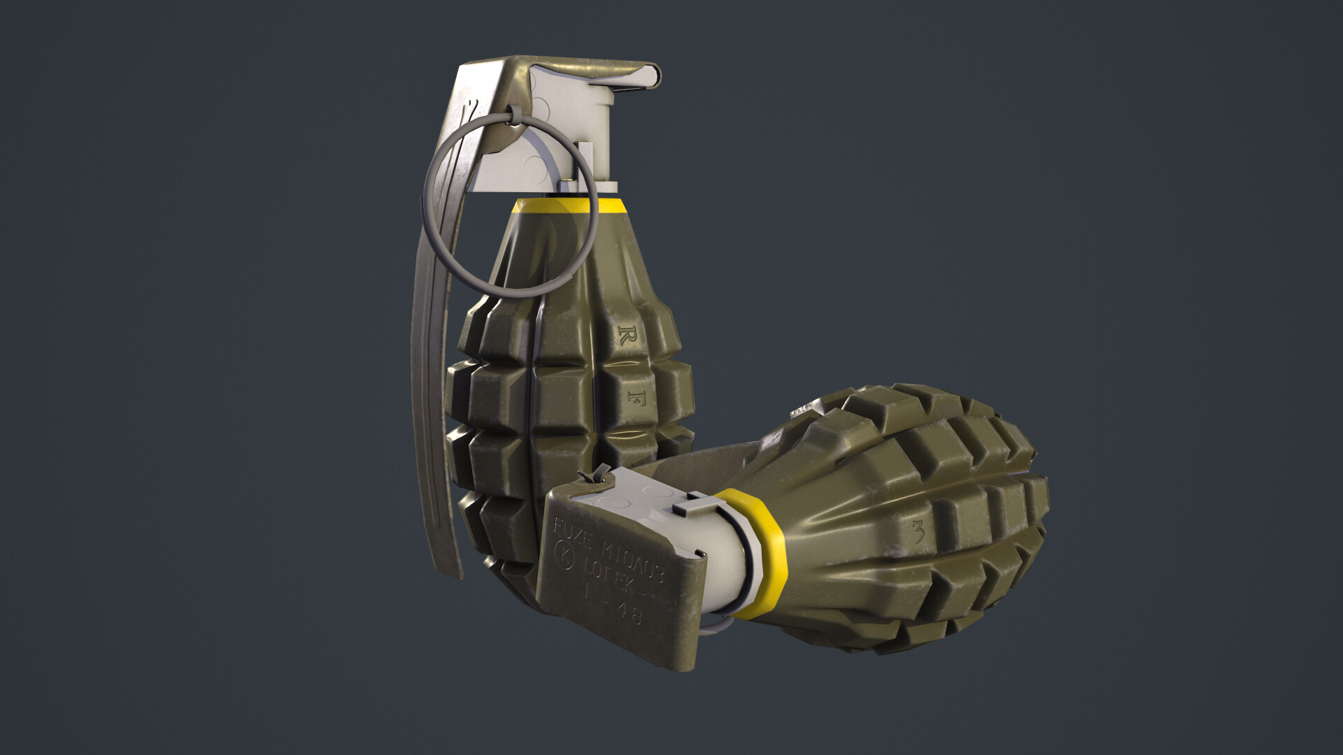 ArtStation - Granade (Game Asset)