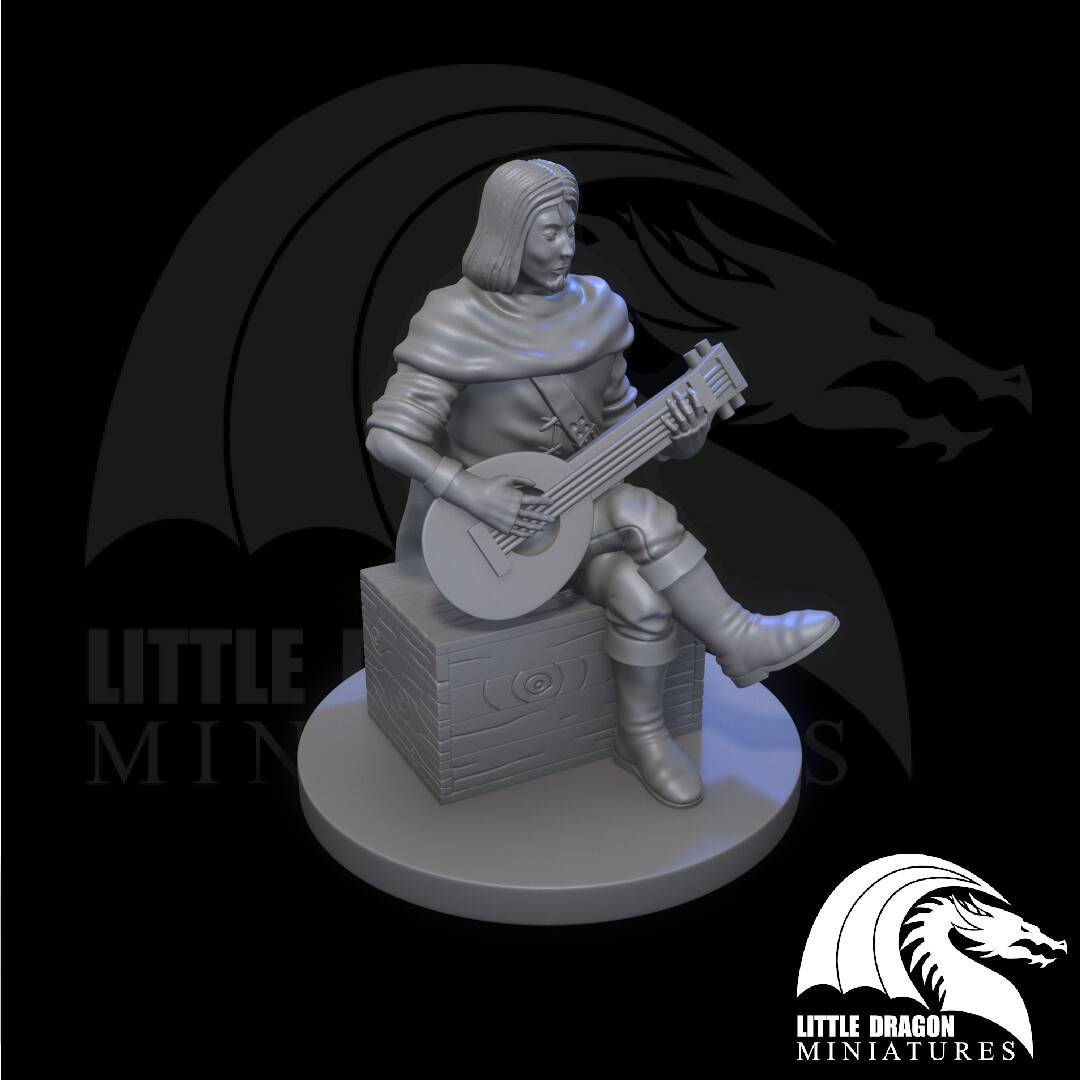 ArtStation - Bard Miniature