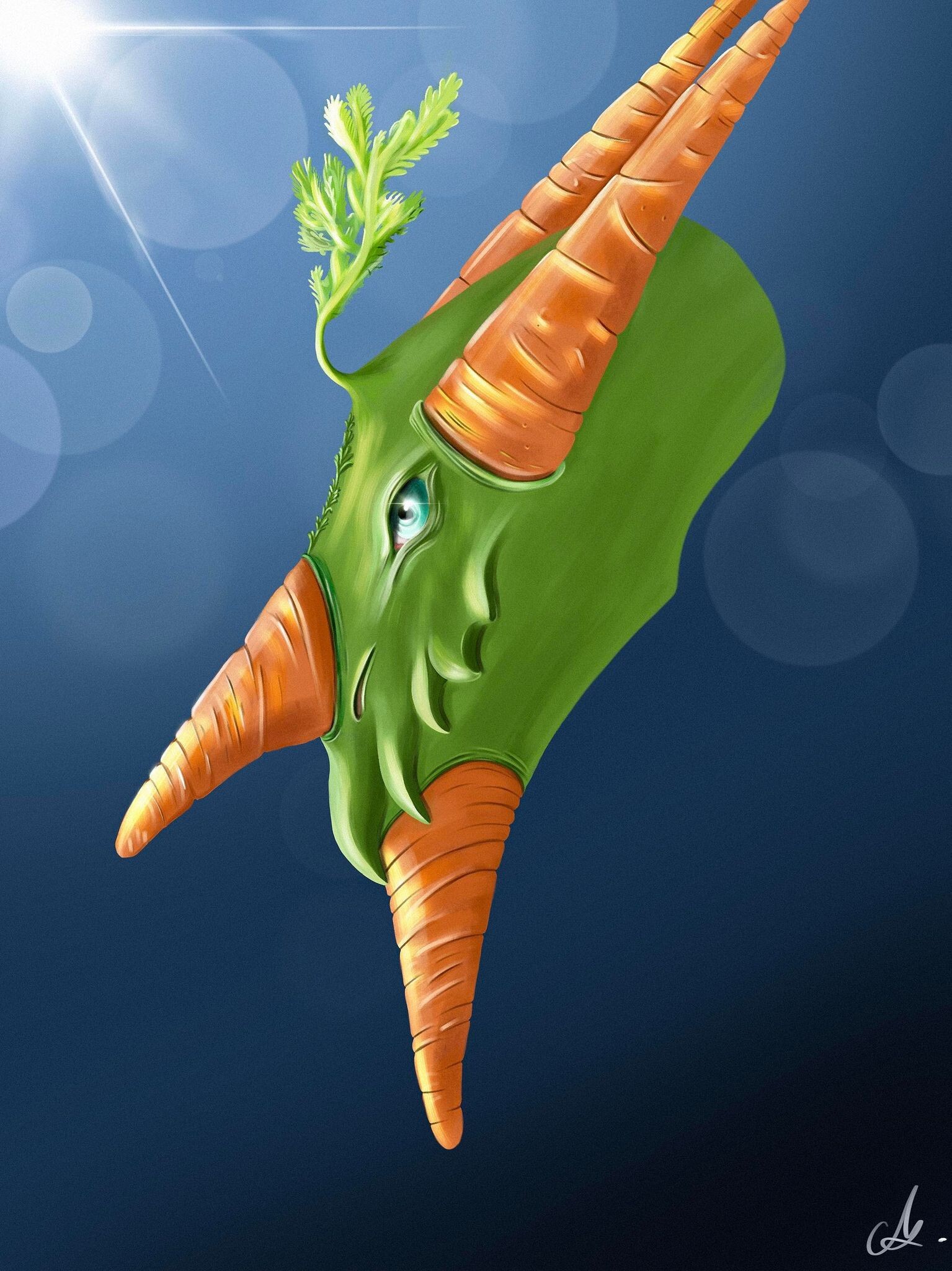 ArtStation - Carrot Dragon :D