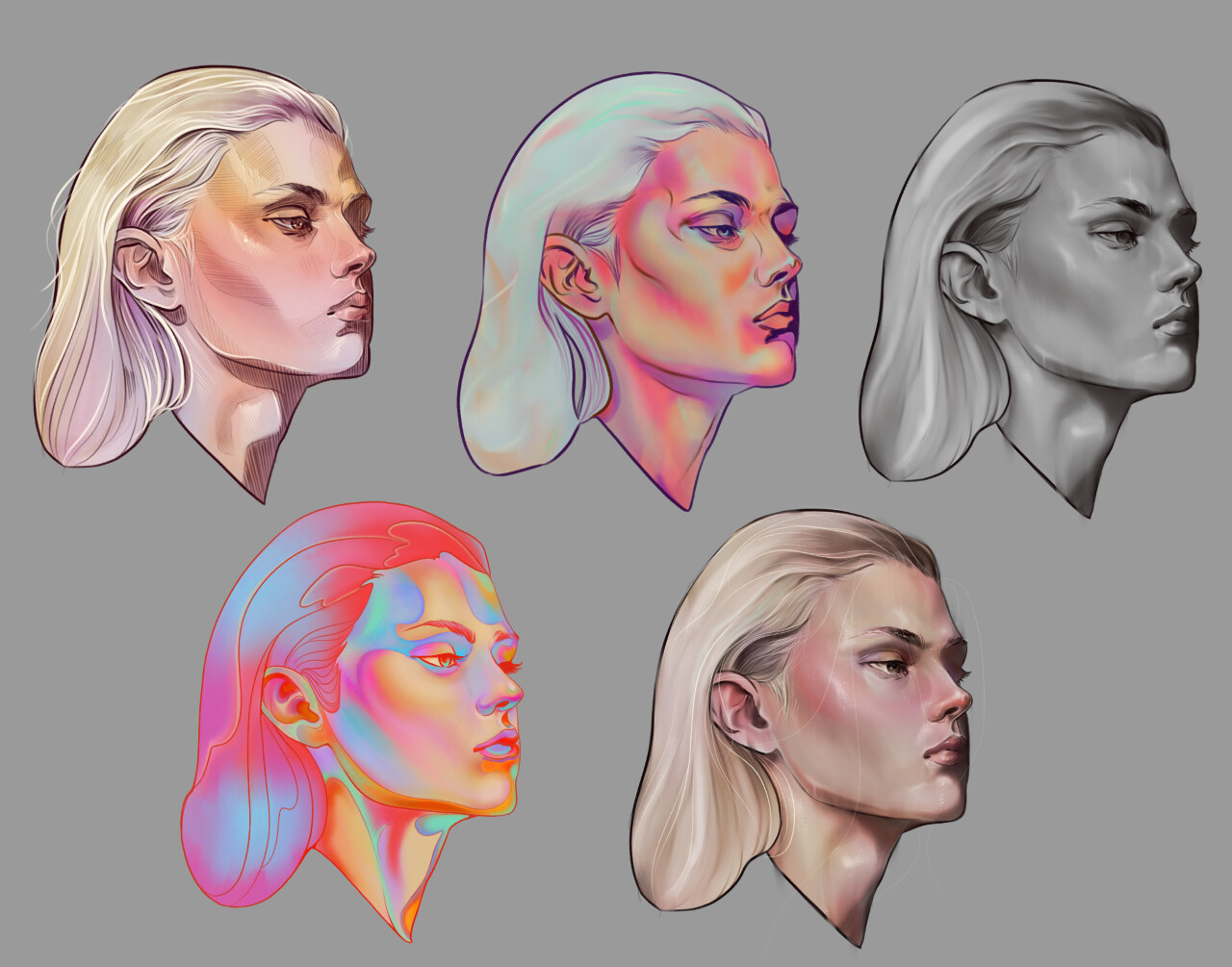 ArtStation - Portrait Work & Art Style Dev