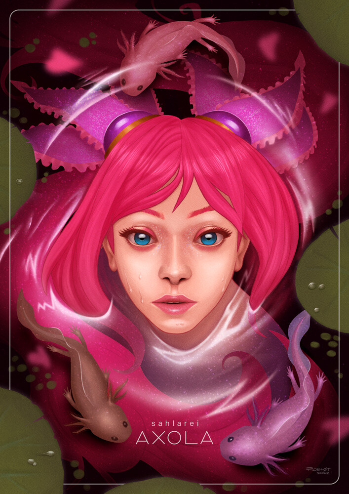 ArtStation - DTIYS: Sahlarei's OC - Axola