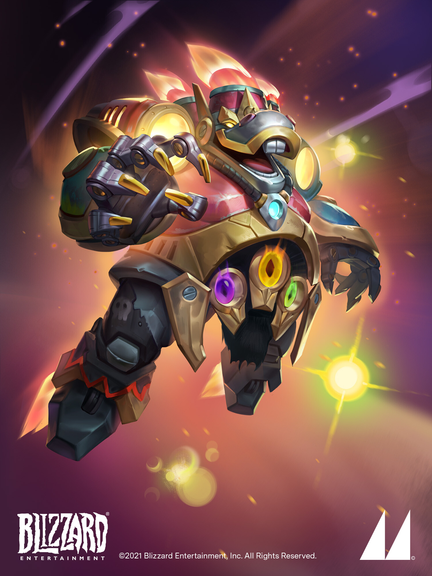 Mooncolony - Hearthstone Hero Skin | Amalgamech Wagtoggle