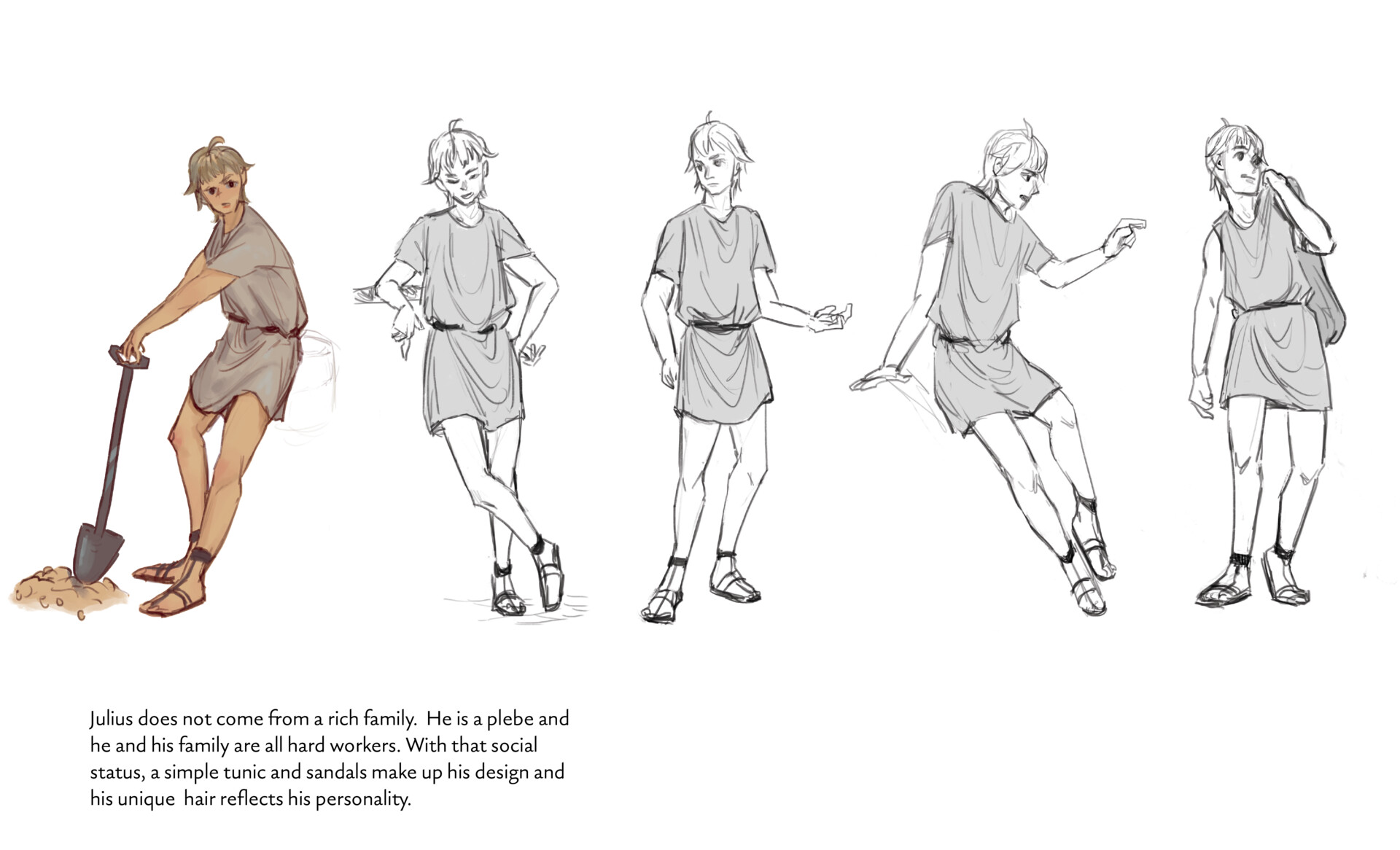 ArtStation - Julius Character Sheets