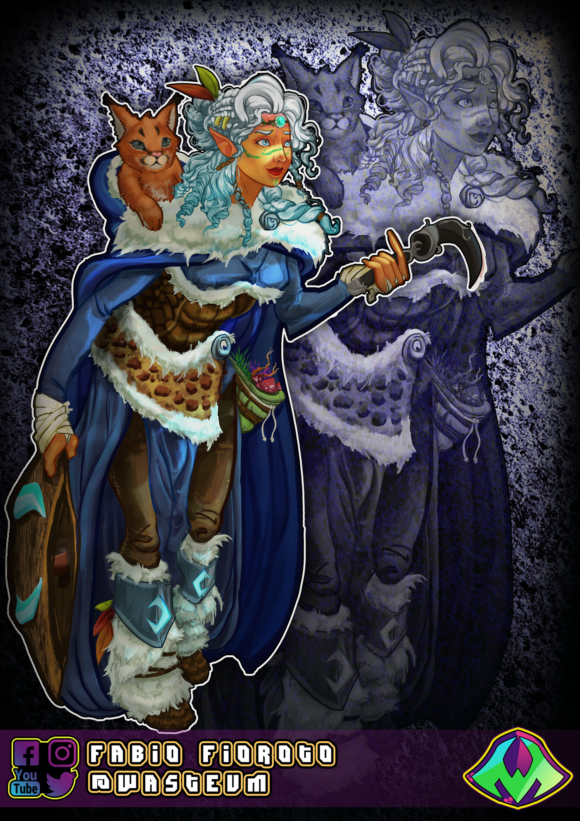 ArtStation - Silvestry Elf (Moyri)/ RPG character concept.