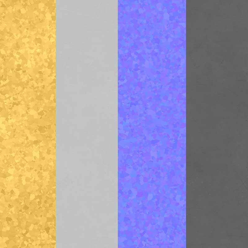 PBR Textures Free Download - Gold Galvanized 3D Texture PBR material ...