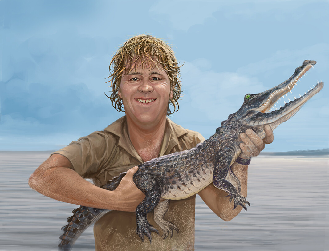 ArtStation - Steve Irwin